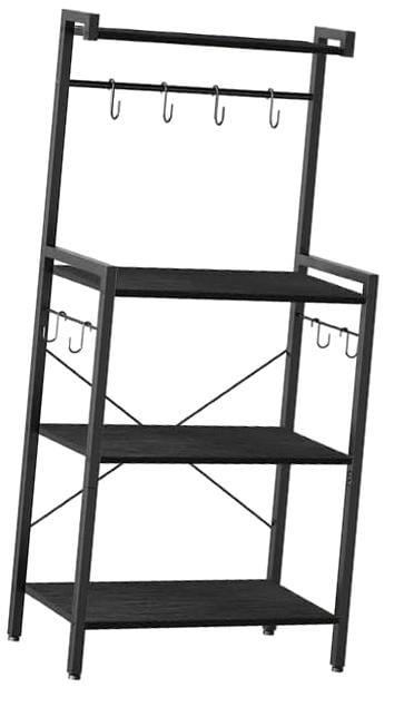 FREEAMG Kitchen Bakers Rack with Storage, 4 Tiers Coffee Bar Station ...