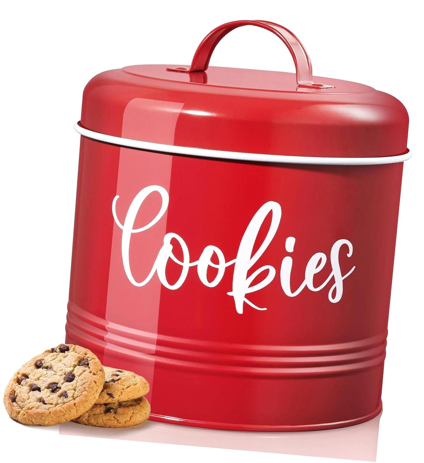 FREEAMG Kitchen Cookie Jar, 1 Gallon Vintage-Style Airtight Container ...