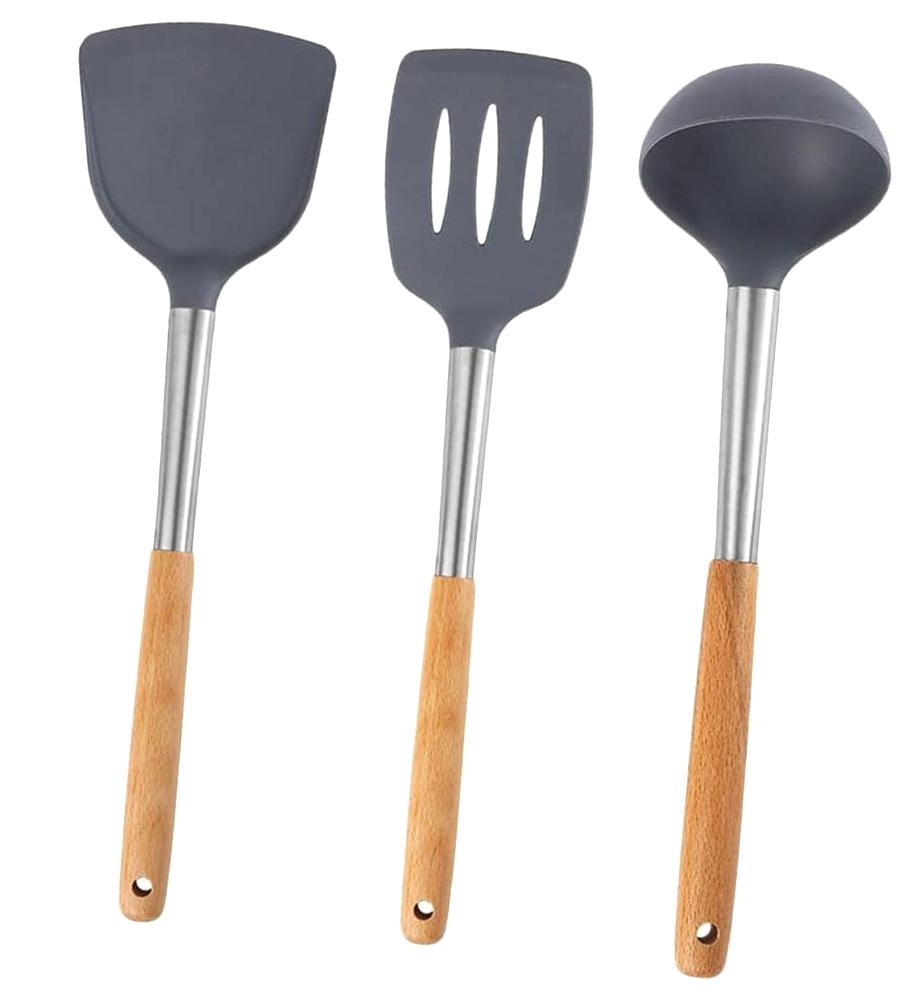 FREEAMG Kitchen Utensils Set, Silicone Utensils Collection, Non-stick ...