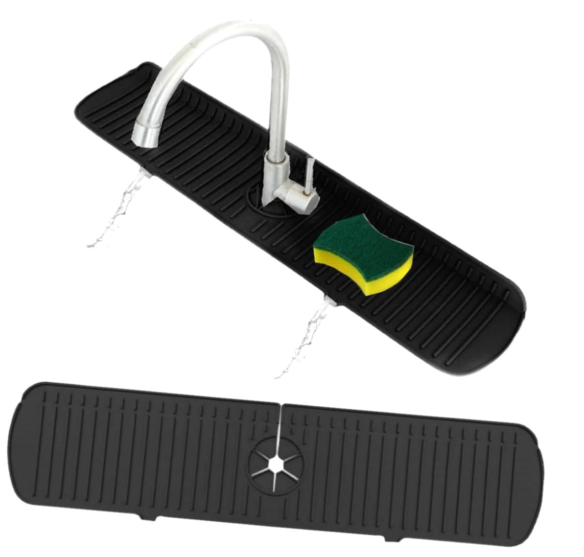 FREEAMG Large Kitchen Sink Splash Protector, 24-inch Mat for Drip ...