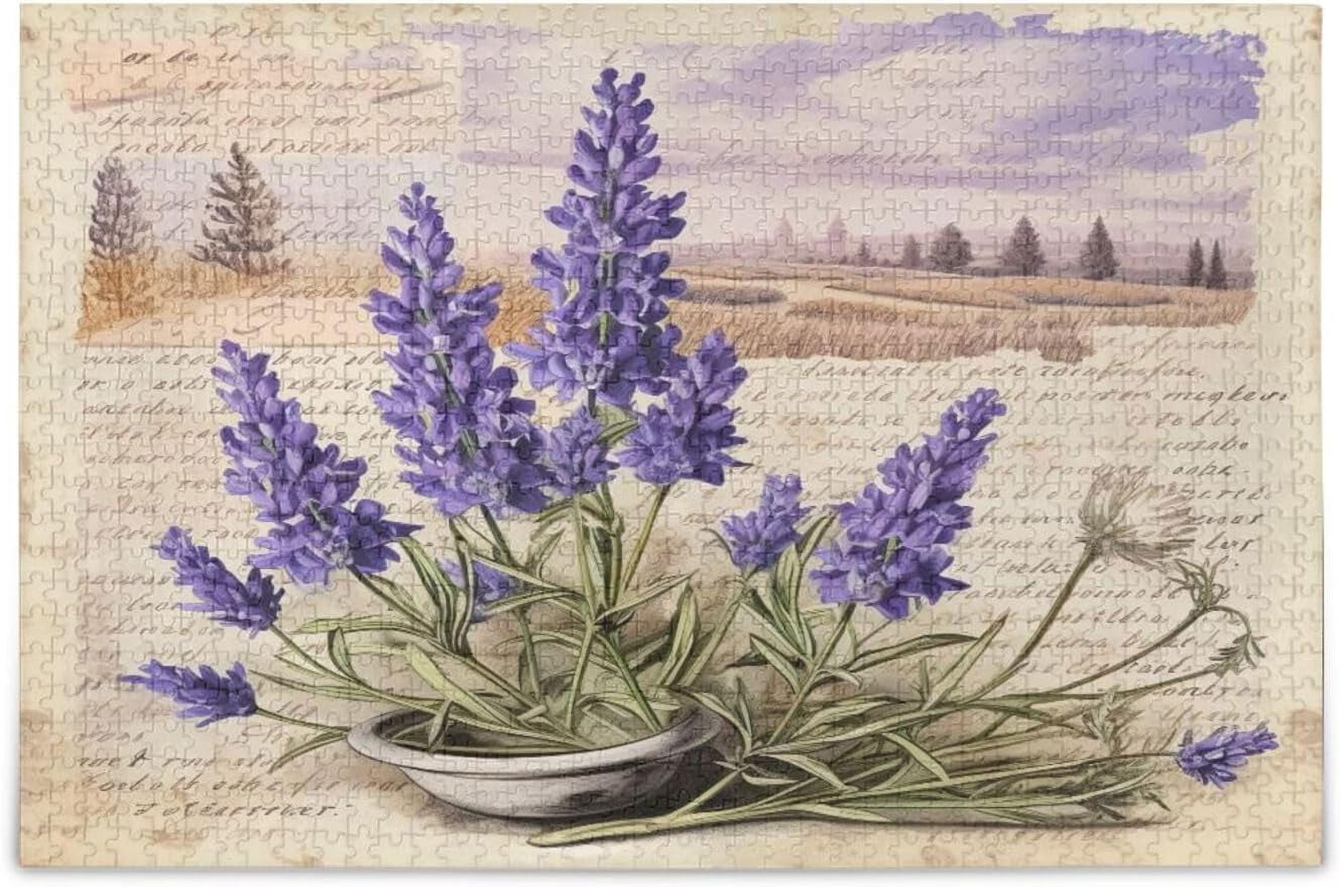 FREEAMG Lavender(5) Puzzles for Adults 1000 Piece, Intellectual ...