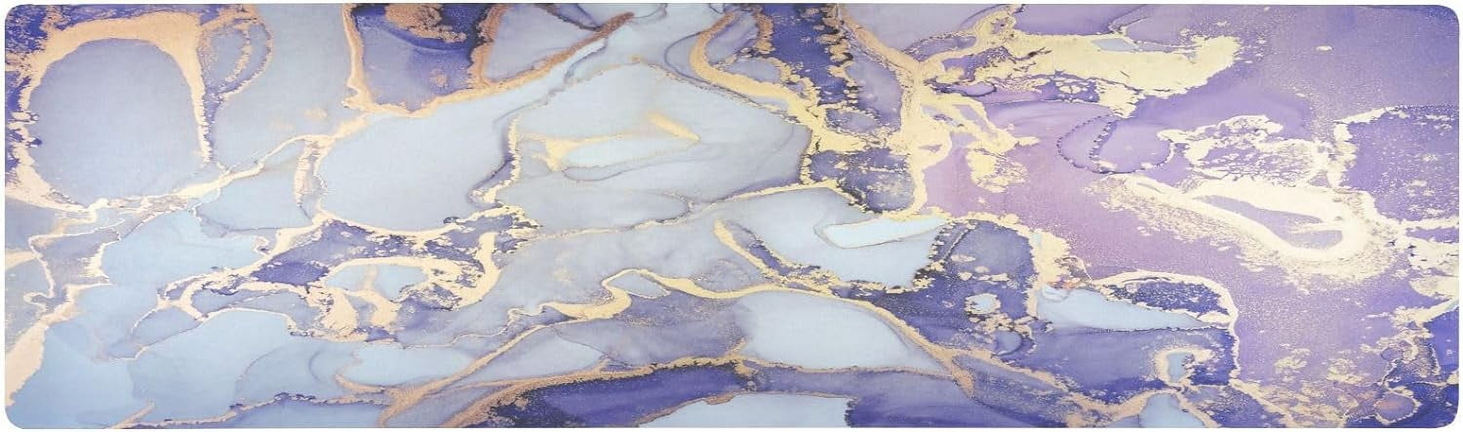 FREEAMG Luxury Abstract Marble Long Trivet Table Runner Non-Slip Heat ...