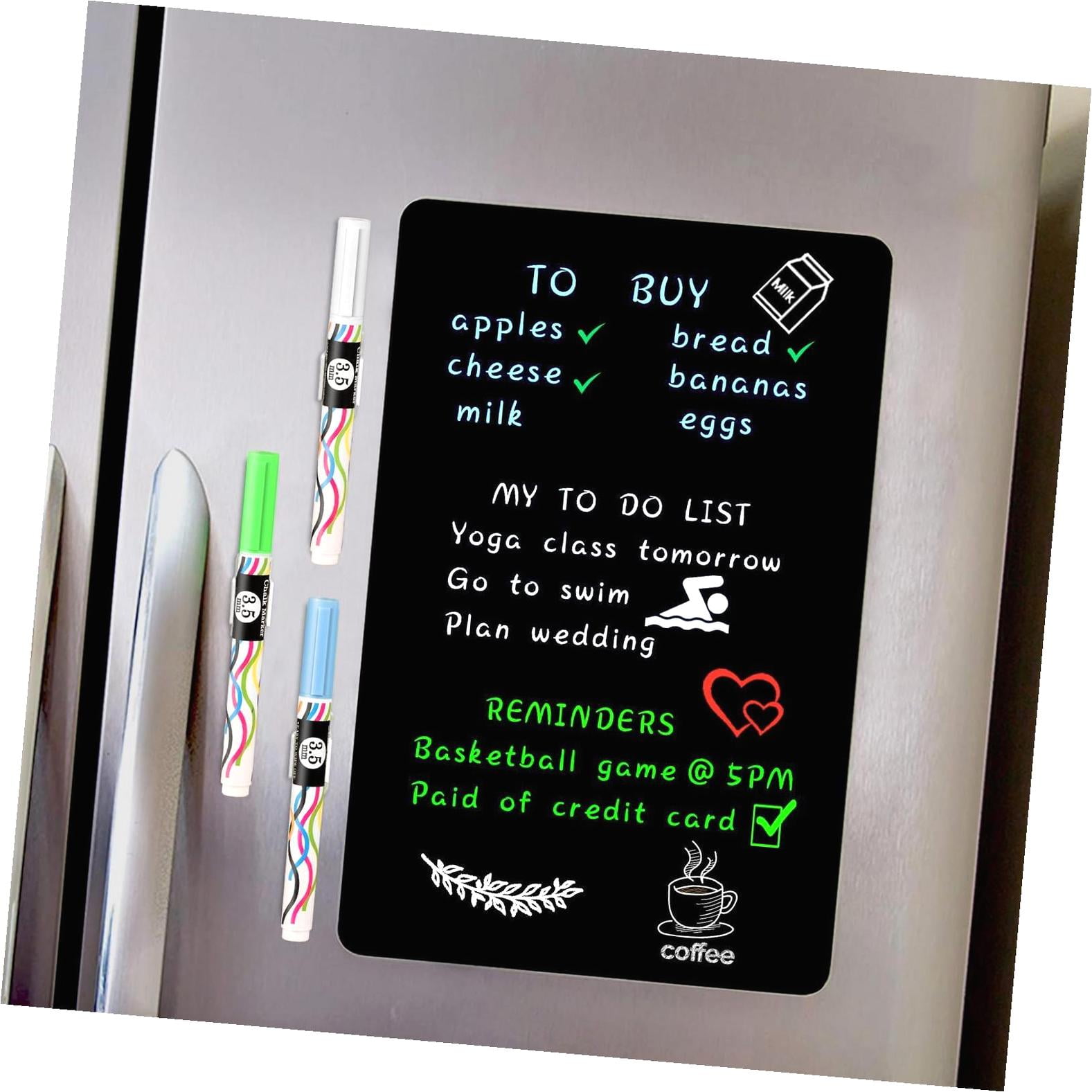 FREEAMG Magnetic Board Sheet 12" x 8" for , Highly Legible with 3 ...