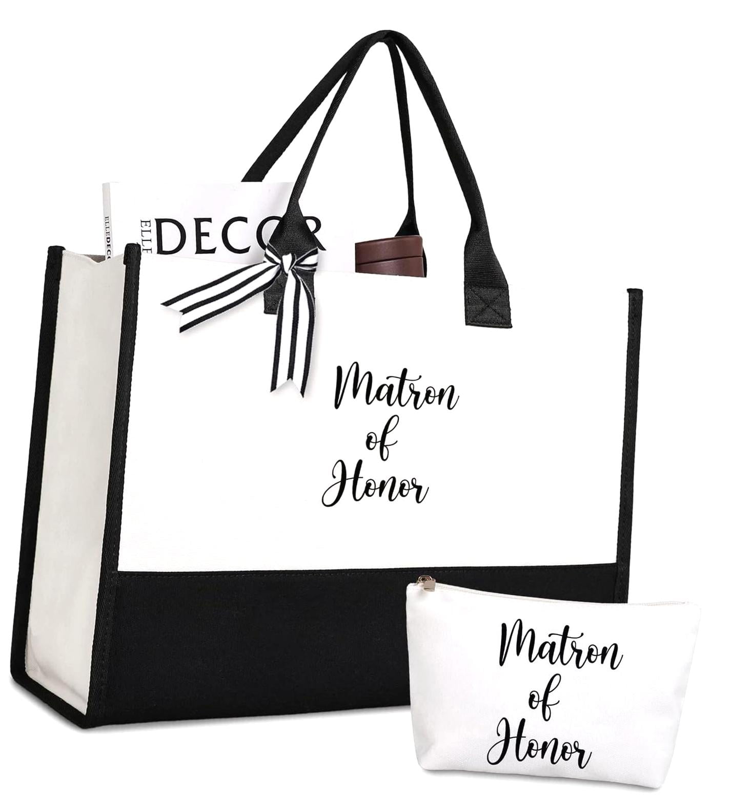 FREEAMG Matron of Honor Tote Bag, A From the Bride, Proposal Ready ...
