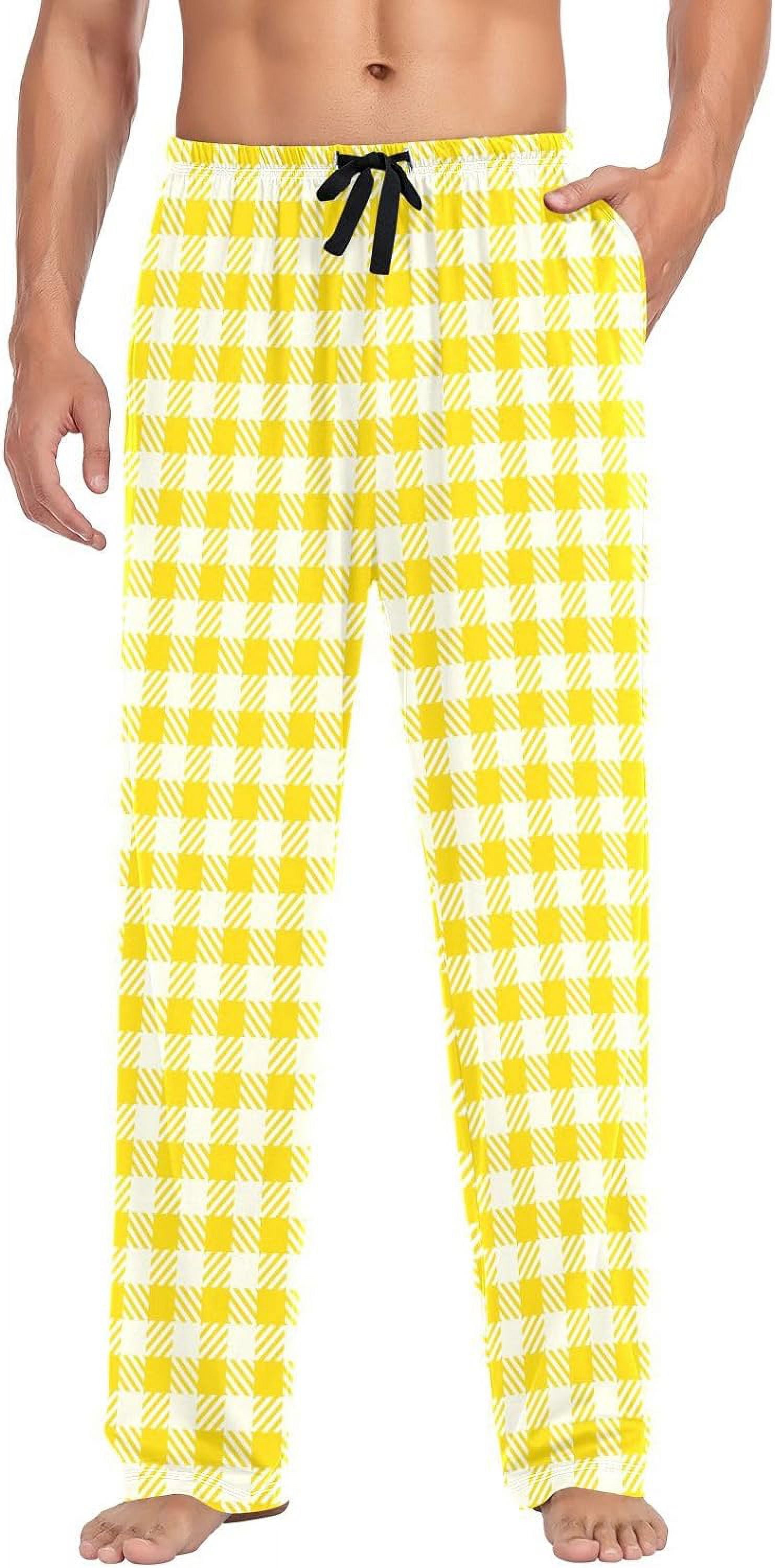 Freeamg Mens Cotton Pajama Pants Lounge Sleep Pants Soft Sleepwear