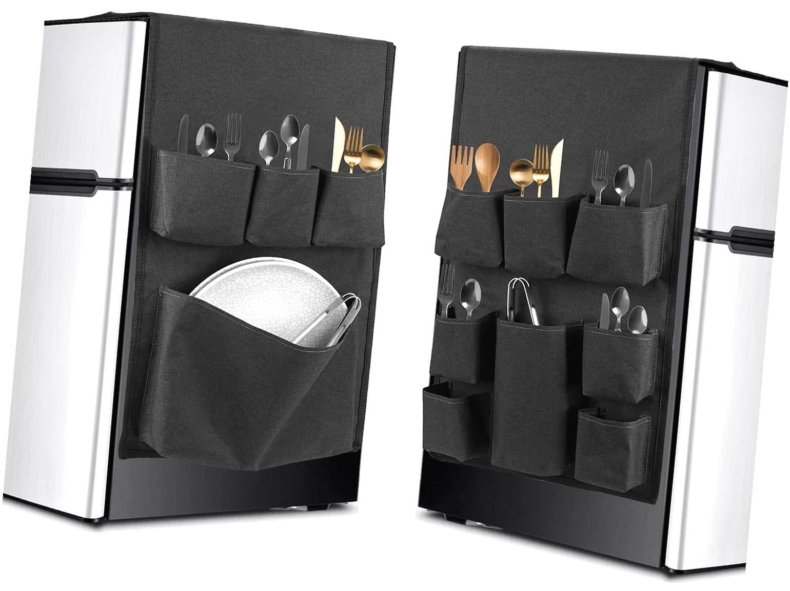 FREEAMG Mini Fridge Refrigerator Organizer featuring 12 Pockets, with ...