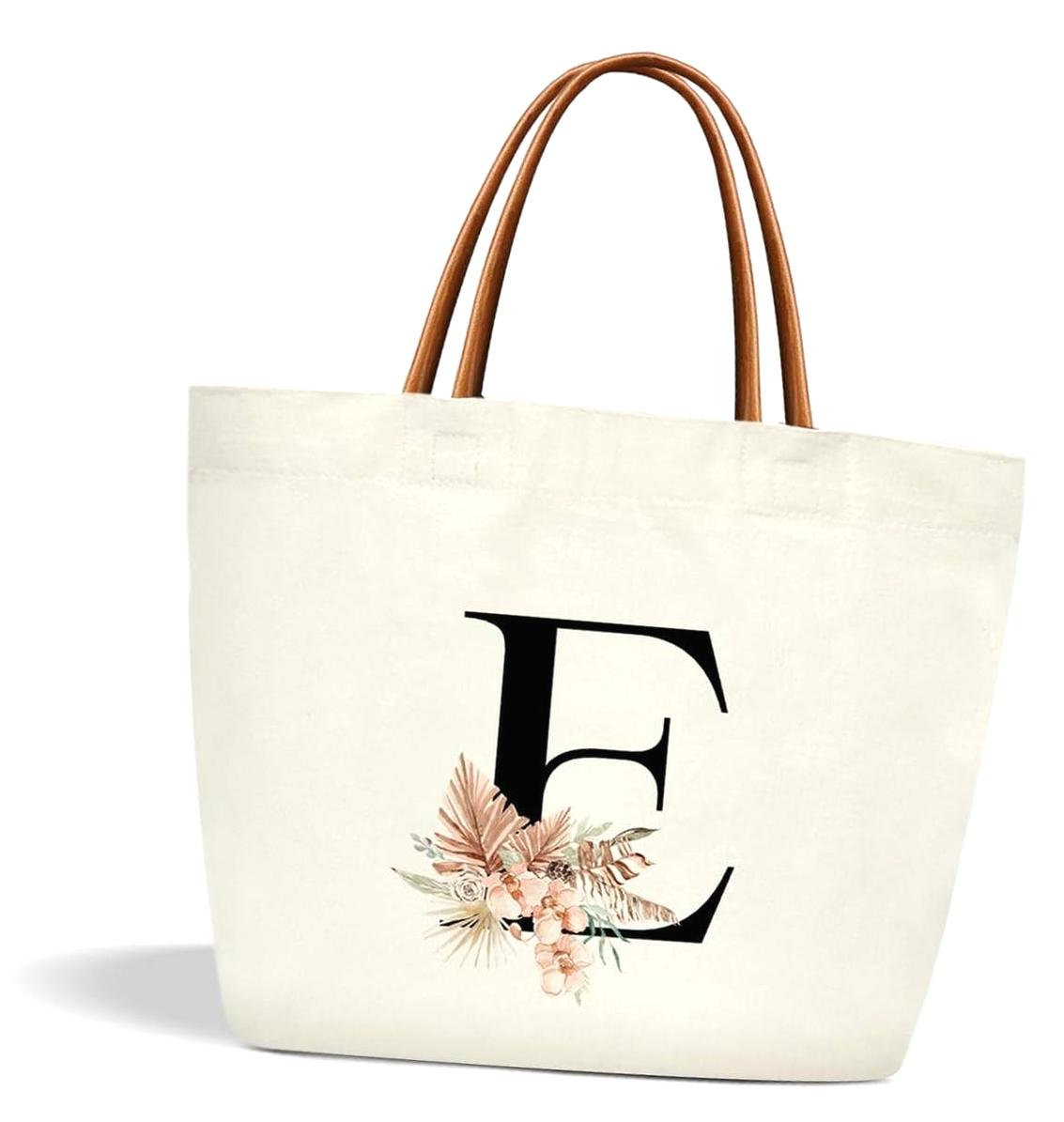 FREEAMG Monogram Letter E Carry Bags for Women, for Ladies, Wedding for ...