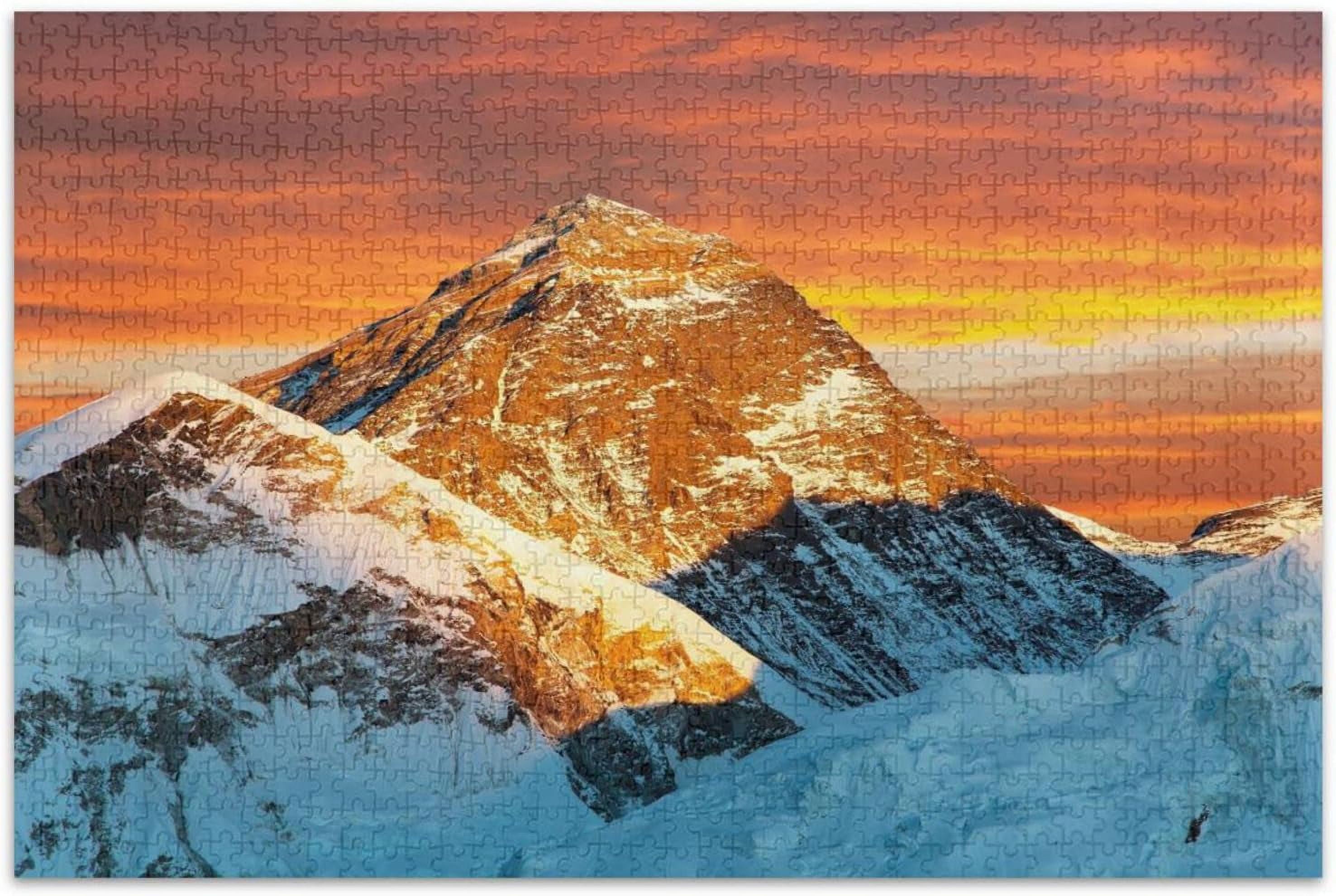 FREEAMG Mount Everest Landscape 500 Pcs of Irregular Puzzle in a Box ...