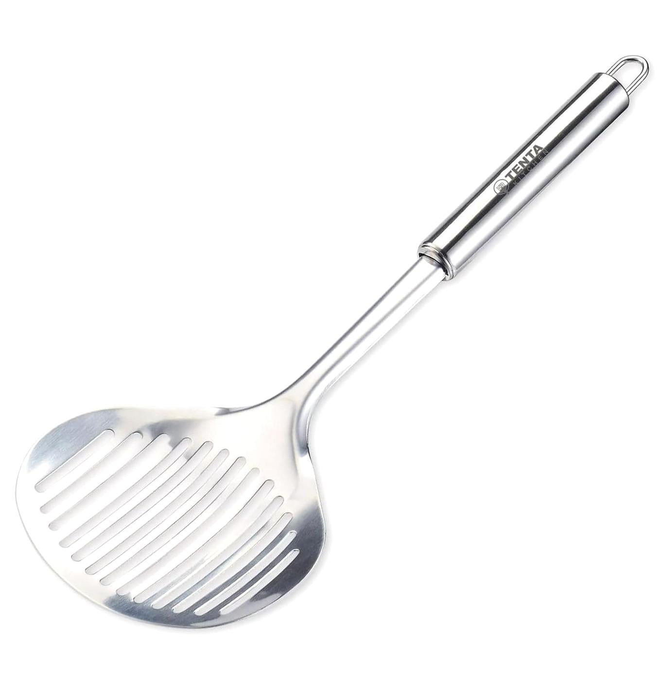FREEAMG Multi Kitchen Utensil Stainless Steel Cooking Skimmer Slotted ...