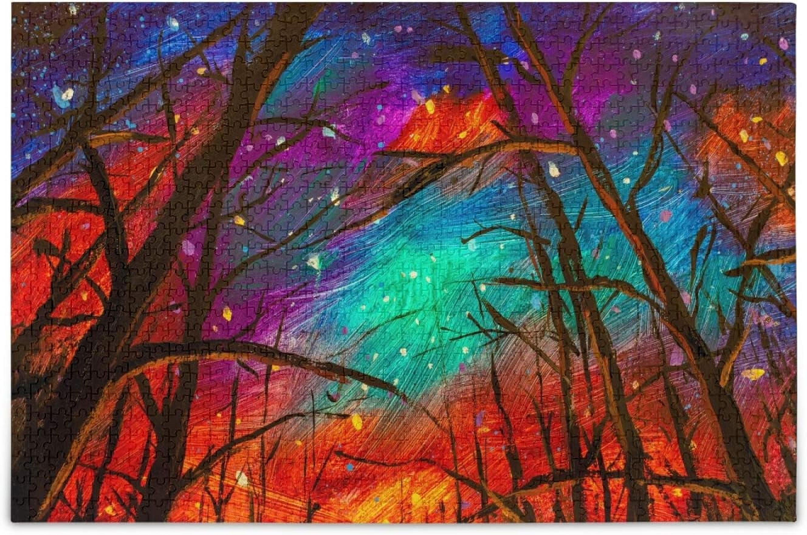 FREEAMG Night Landscape Starry Sky Puzzle for Adults 1000 Piece Puzzles ...
