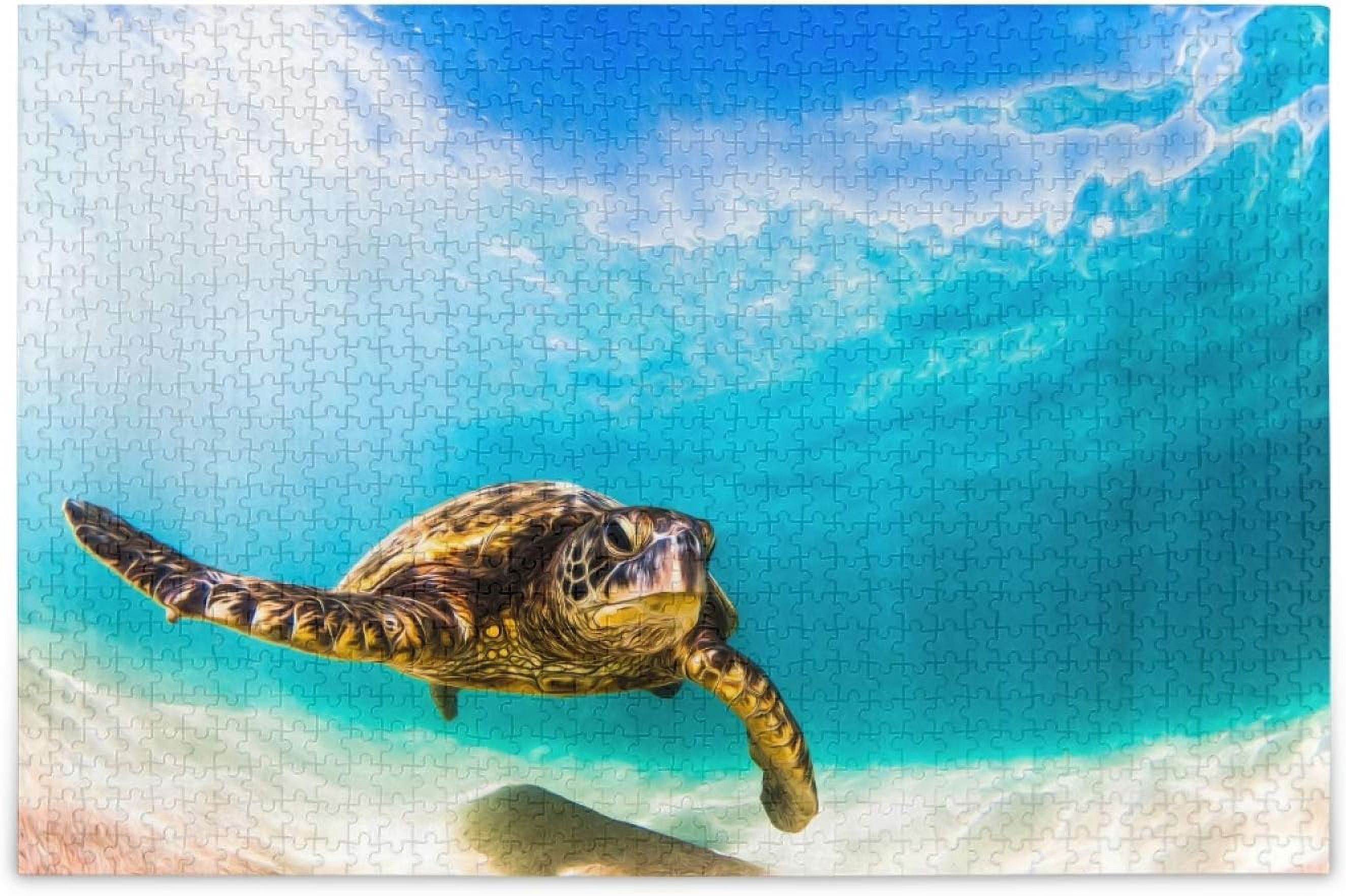 FREEAMG Ocean Sea Turtle Puzzle for Adults 1000 Piece Puzzles Game DIY ...
