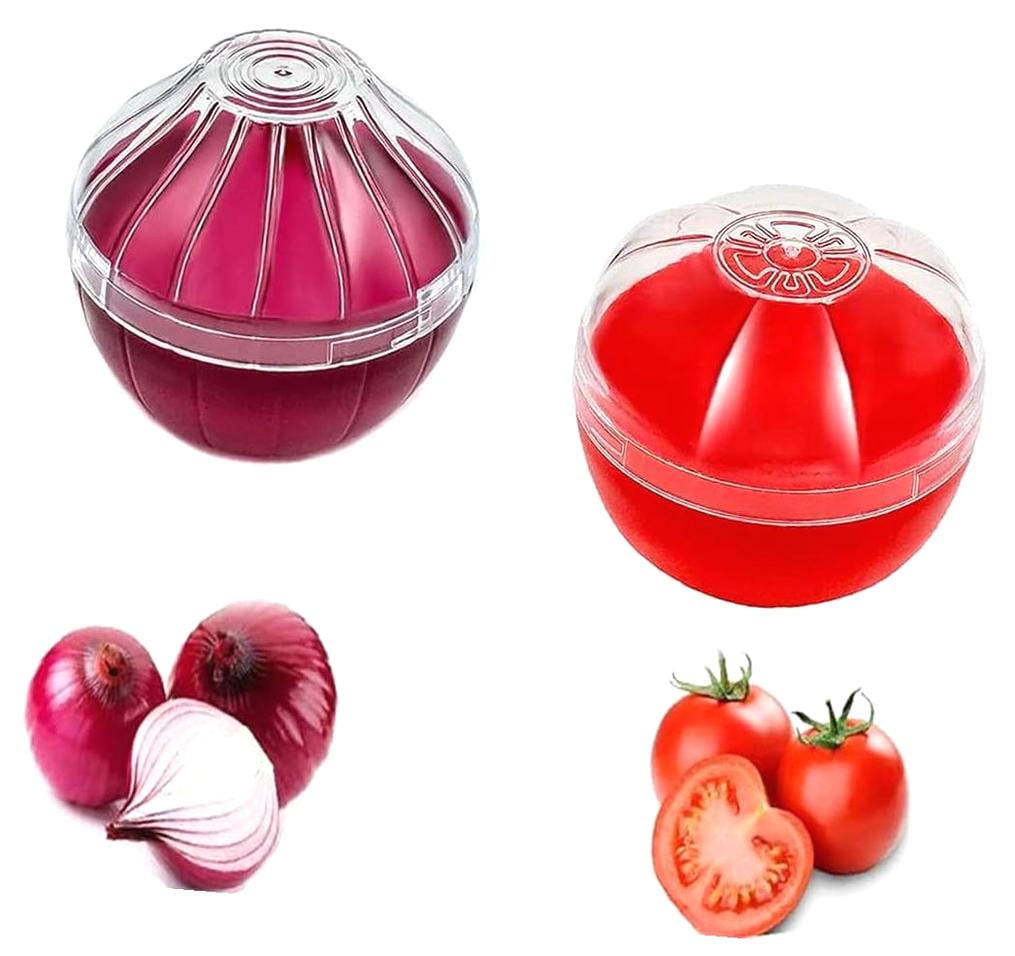 FREEAMG Onion Garlic Lemon Saver Storage Keeper Holder for Refrigerator ...