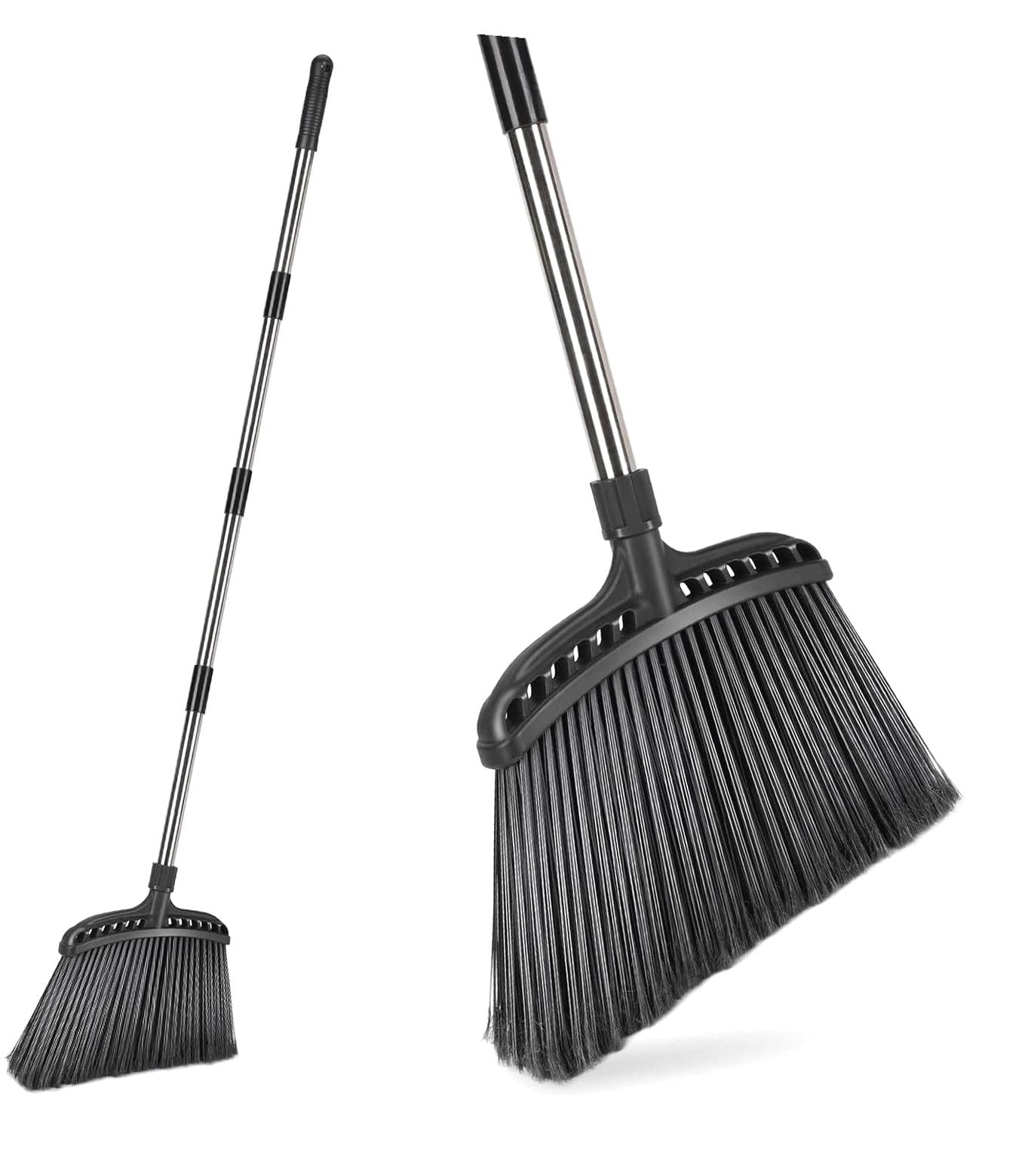 FREEAMG Outdoor Broom, 56" Sweeping Broom with Hard Bristles ...