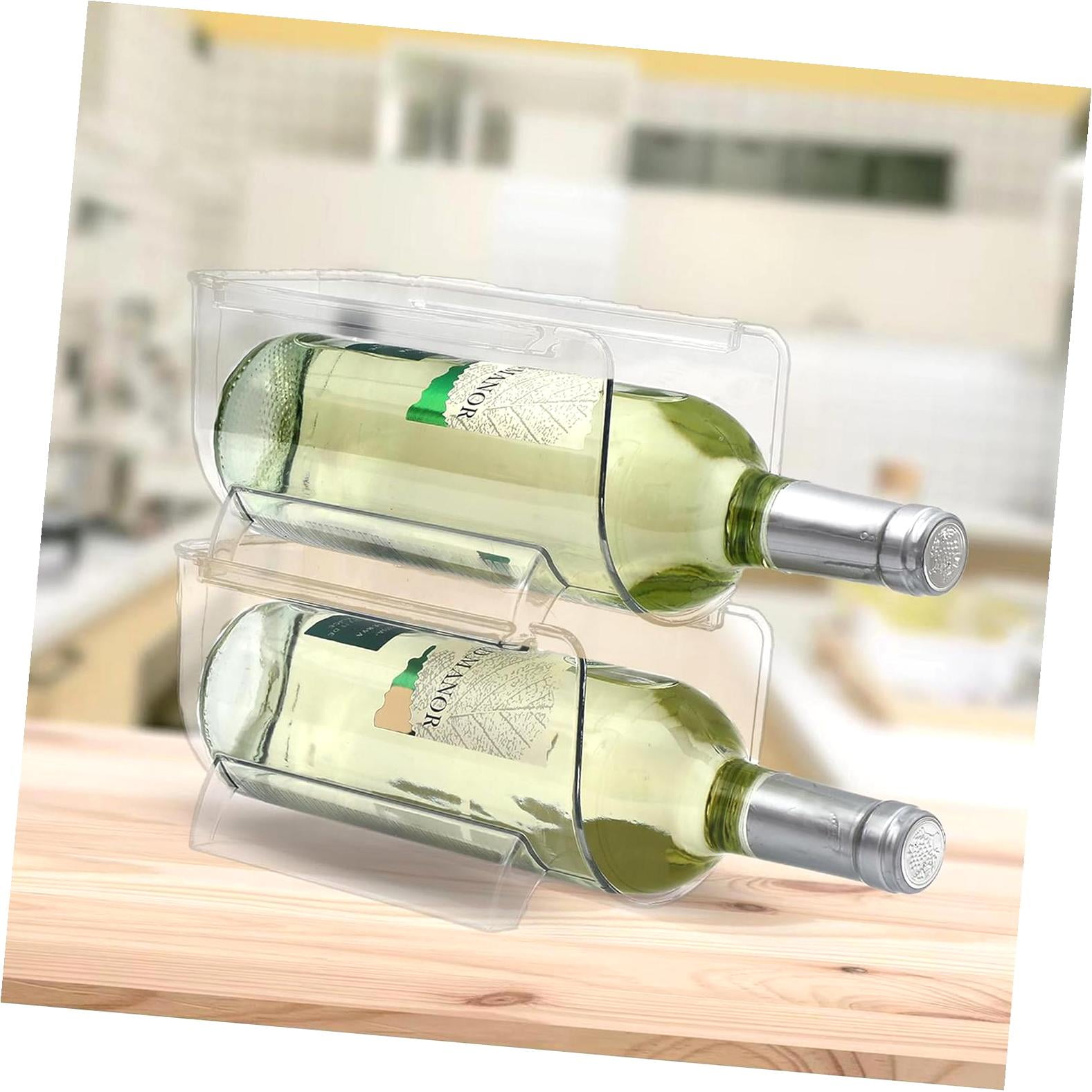 FREEAMG Pair of Refrigerator Racks, Cabinet Water Bottle Storage ...