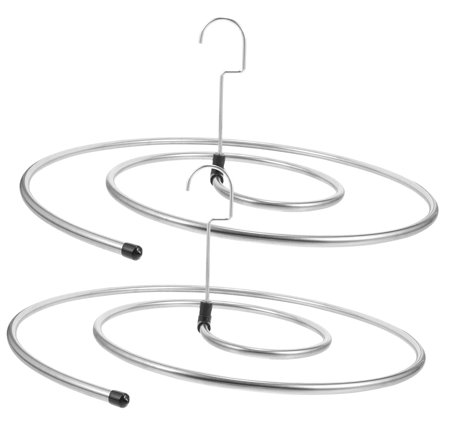 FREEAMG Pair of Spiral Laundry Drying Racks, Stainless Steel Blanket ...