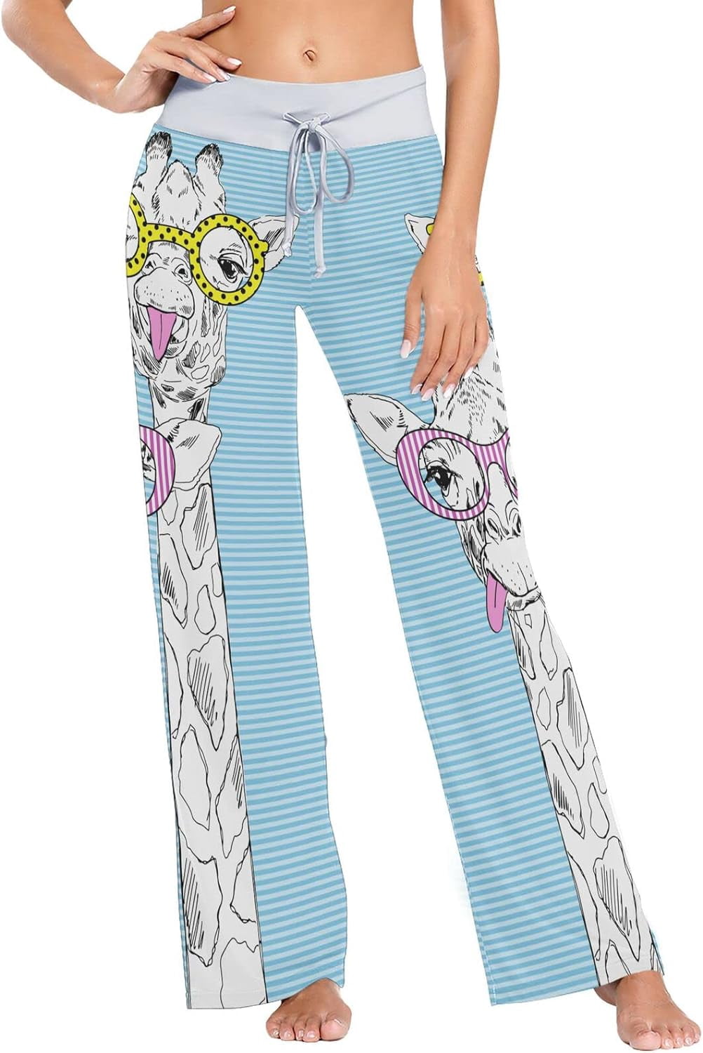 FREEAMG Pajama Pants for Women Fun Icon Sleepwear Pants Pjs - Walmart.com