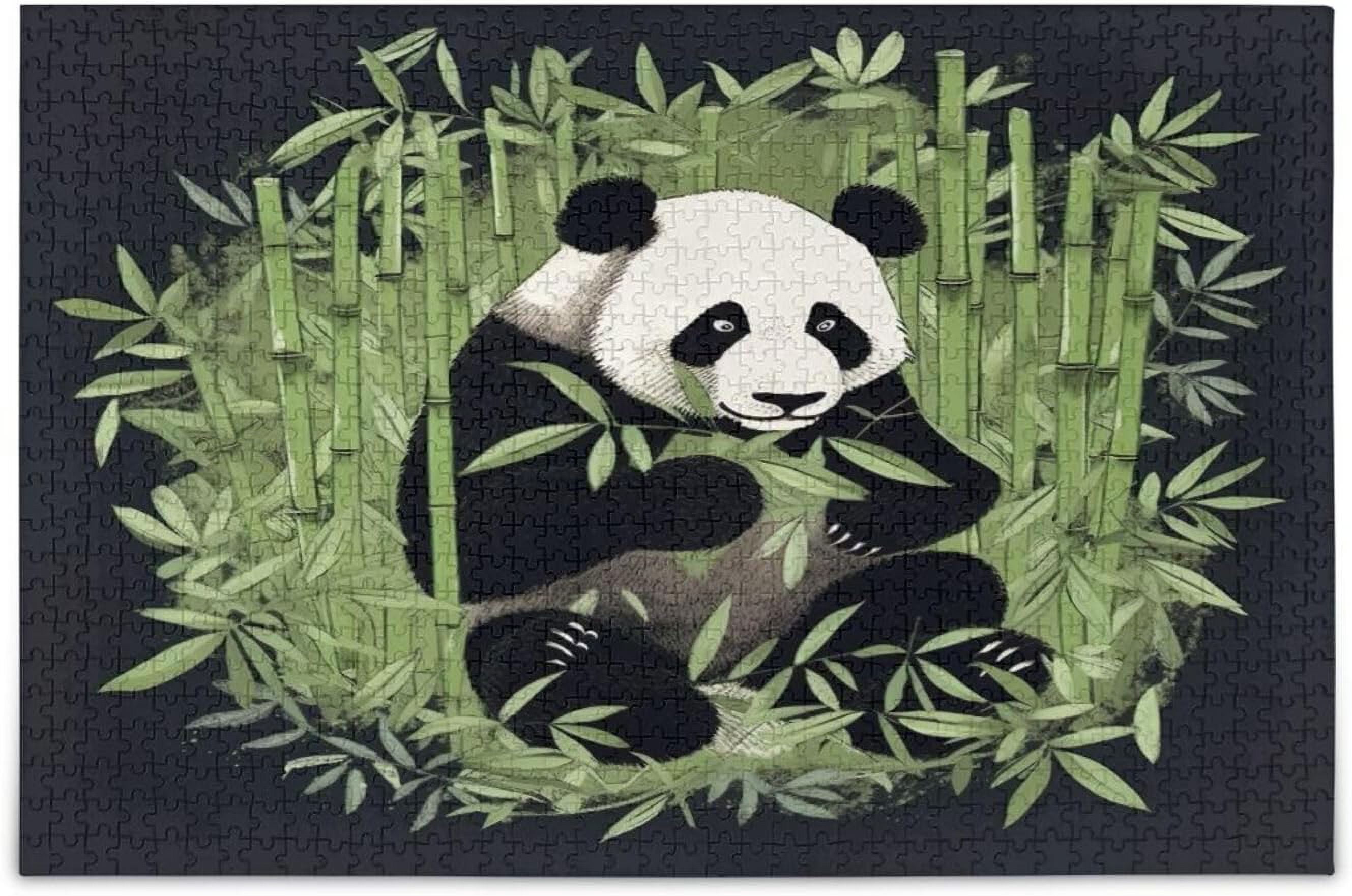 FREEAMG Panda Jigsaw Puzzles for Adults 1000 Piece, Puzzles for Adults ...