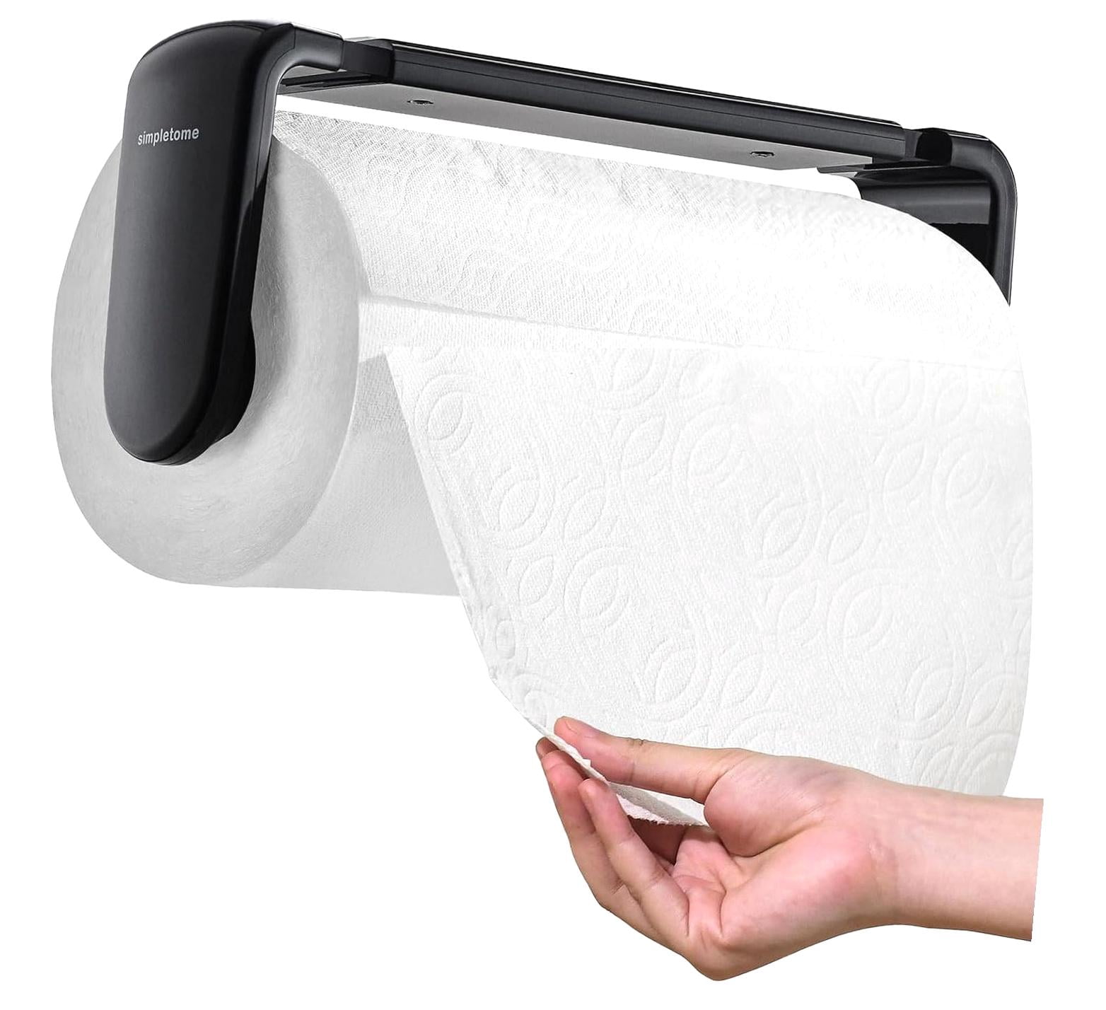 FREEAMG Paper Towel Holder for Under Cabinet or Wall Mount, One-Hand ...