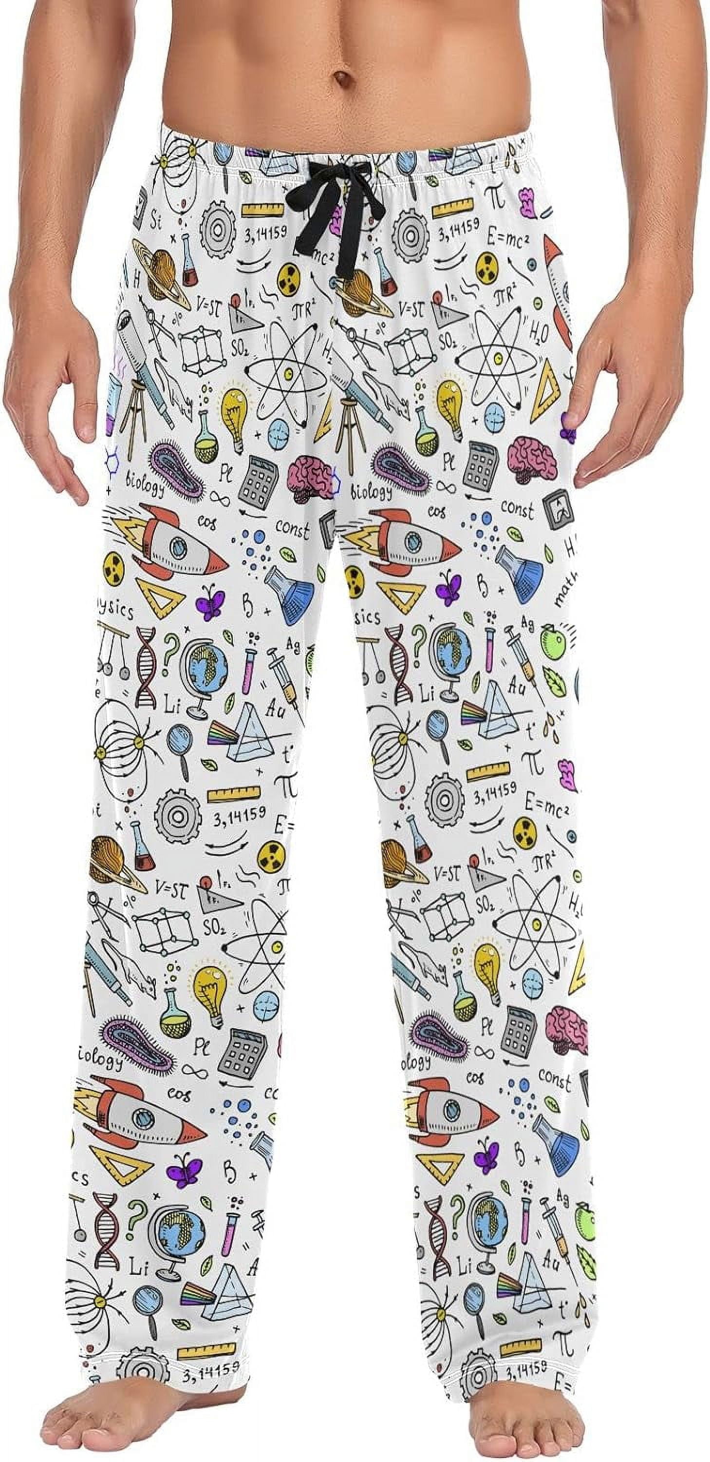 FREEAMG Physics Math Chemistry Science Men's Pajama Pants Sleepwear ...