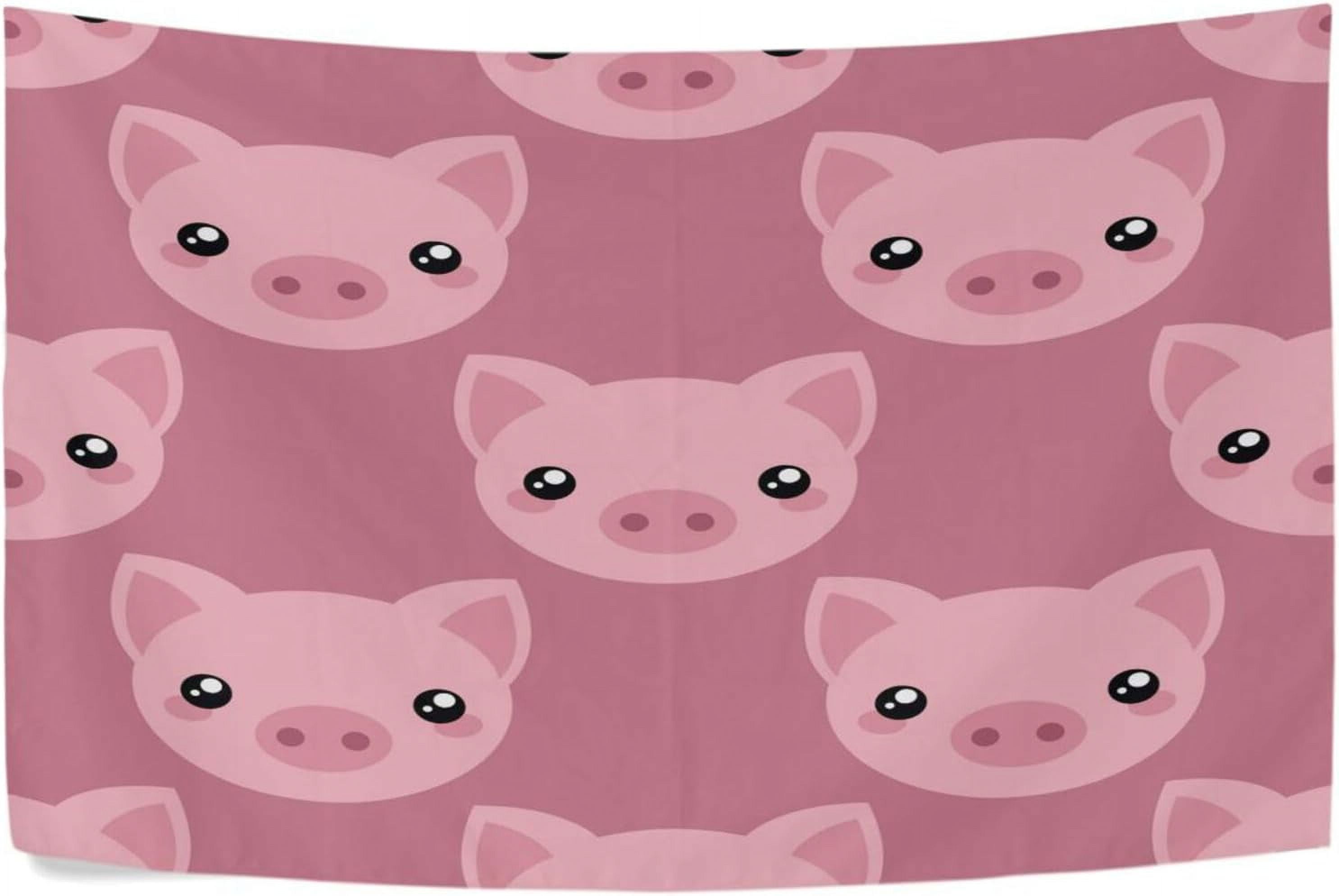 FREEAMG Pig Face Tapestry Aesthetic Tapestry for Bedroom Colorful Wall ...