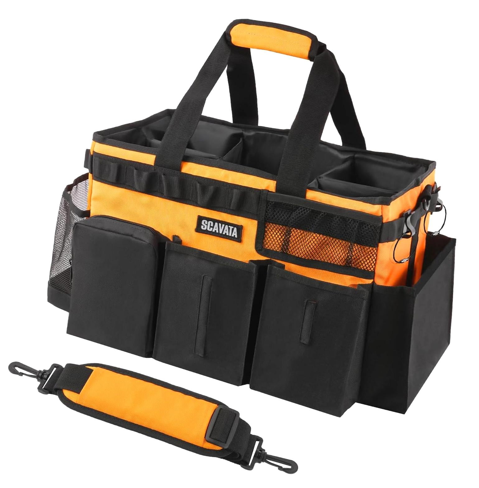 FREEAMG Portable Cleaning Caddy Organizer Bag with Handle and ...