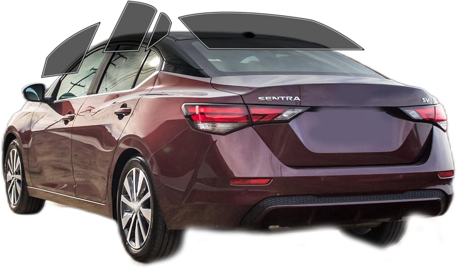 FREEAMG Precut Windows Tint lm All Sides Cars Sun Bloc tection Privacy ...
