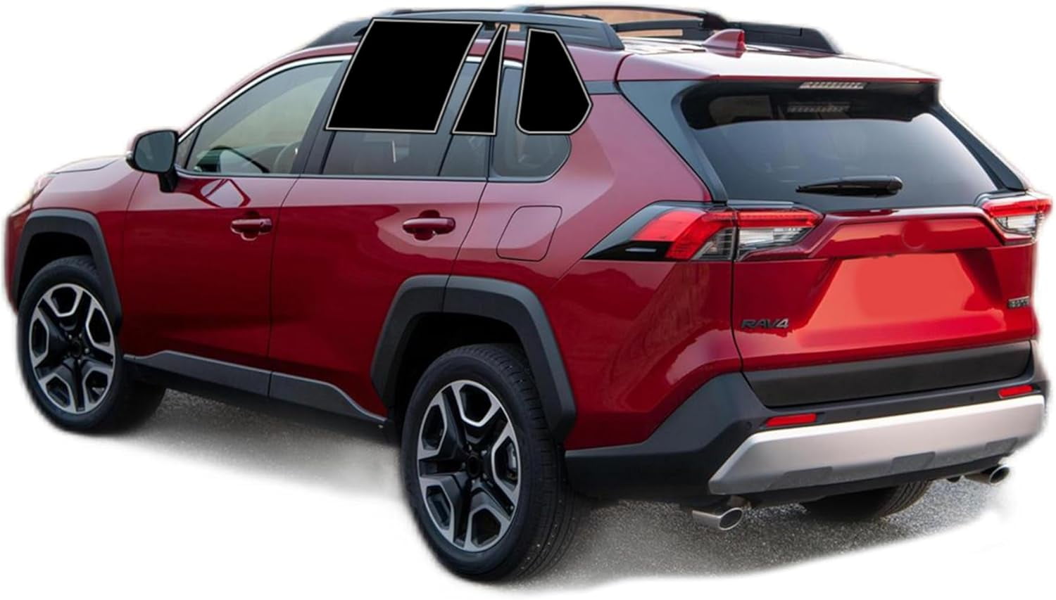 FREEAMG Precut Windows Tint lm Back Cars Sun Bloc tection Privacy Anti Shatter Glass 2 Ply ...