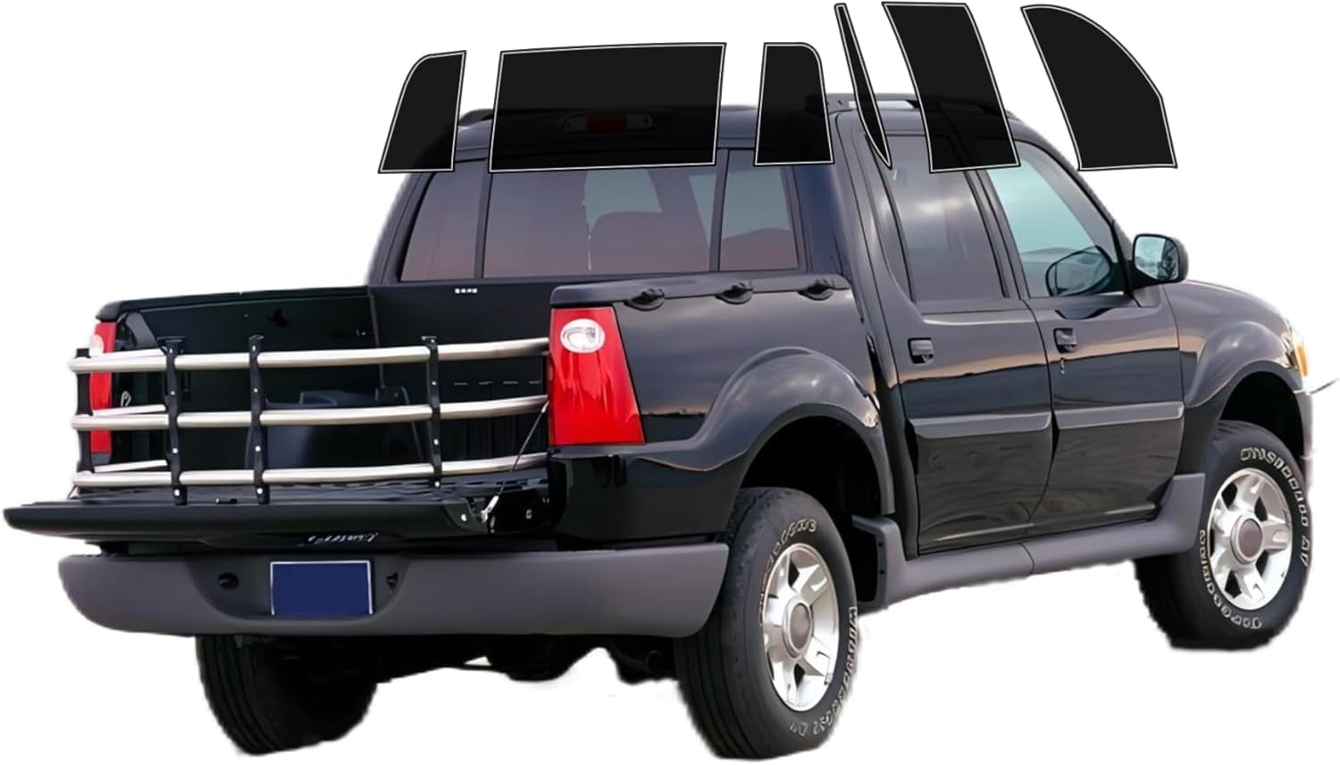 FREEAMG Precut Windows Tint lm All Sides Cars Sun Bloc tection Privacy ...