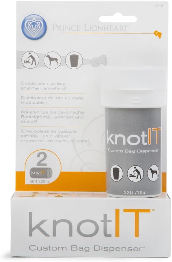 FREEAMG Prince heart Dog Poop Waste Bags with Dispenser, KnotIt ...