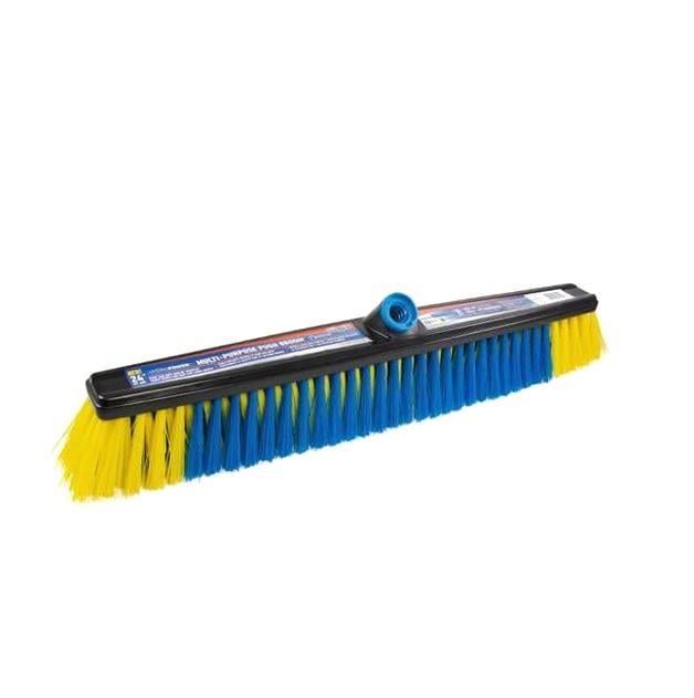 FREEAMG Professional Lock-On 24" Versatile Push Broom – Outdoor Sweeper ...