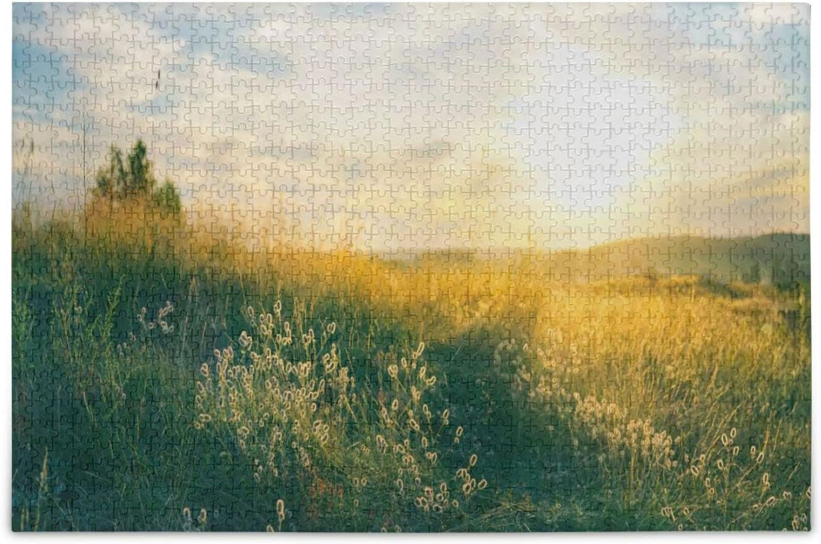 FREEAMG Puzzle 1000 Pieces - Beautiful Natural Scenery - Wooden Jigsaw ...