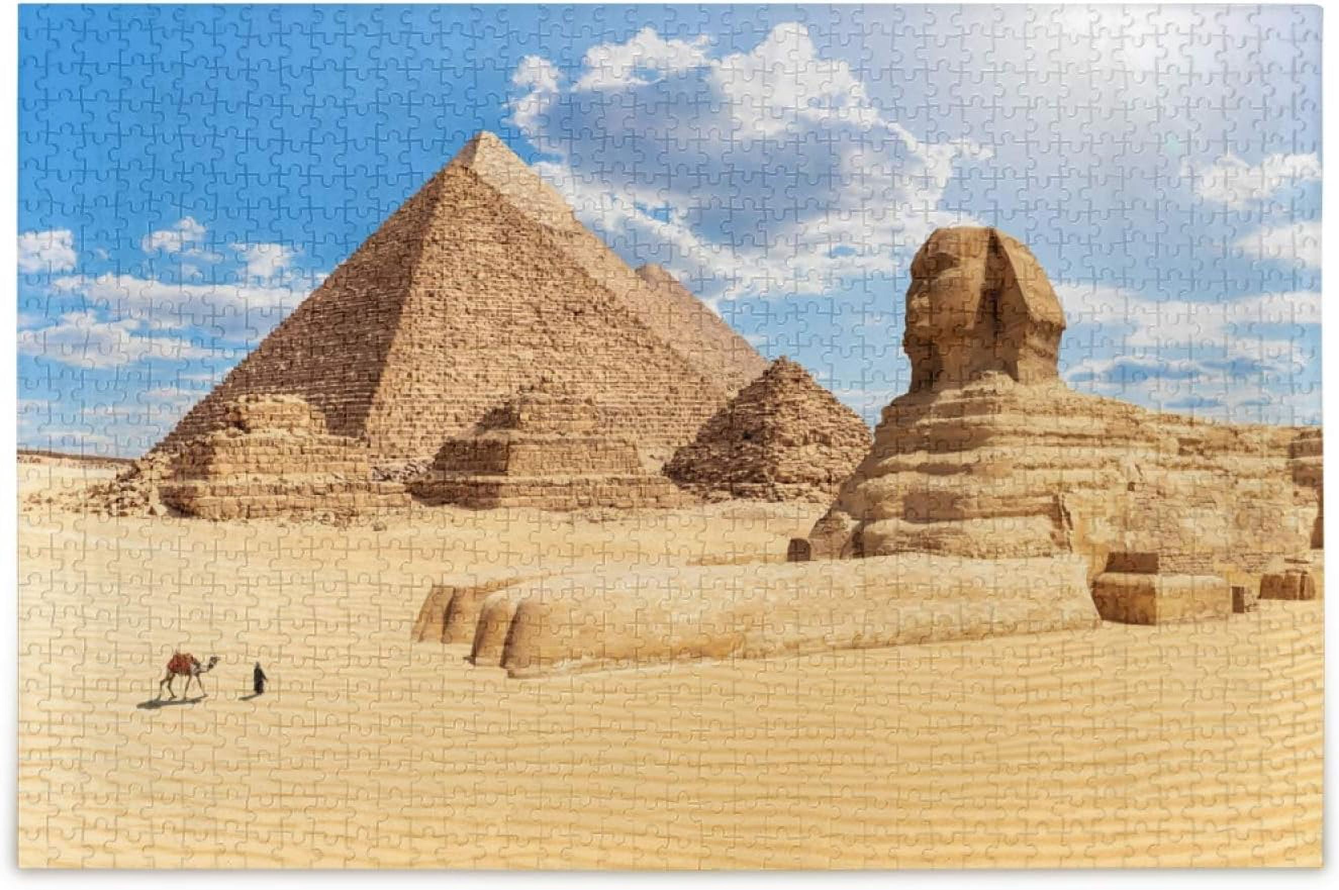 FREEAMG Puzzle 500 Piece Jigsaw Puzzles DIY Adult Kids Beautiful Egypt ...