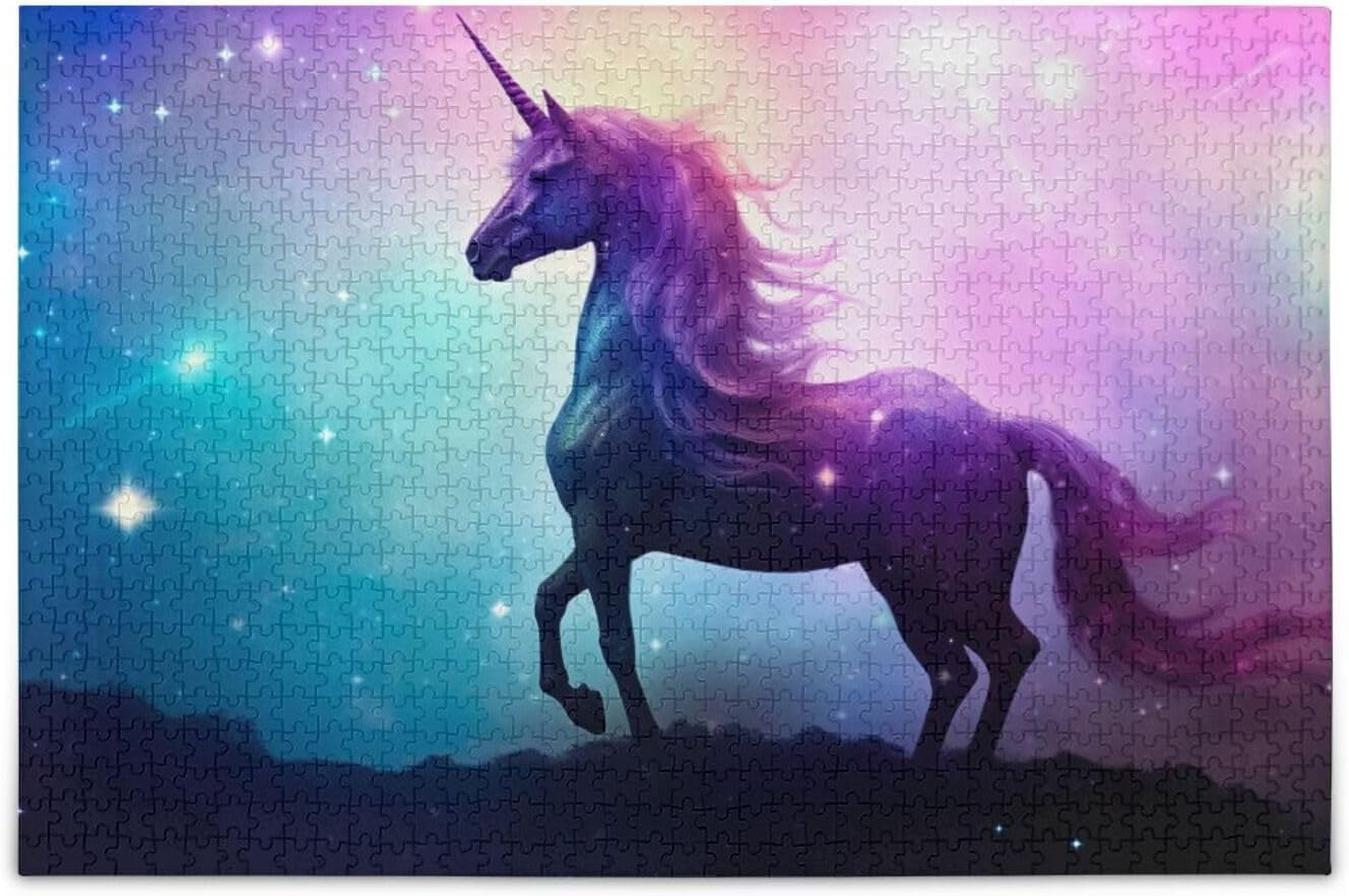 FREEAMG Puzzle- Beautiful Unicorn Jigsaw Puzzles,1000 Piece Puzzles for ...