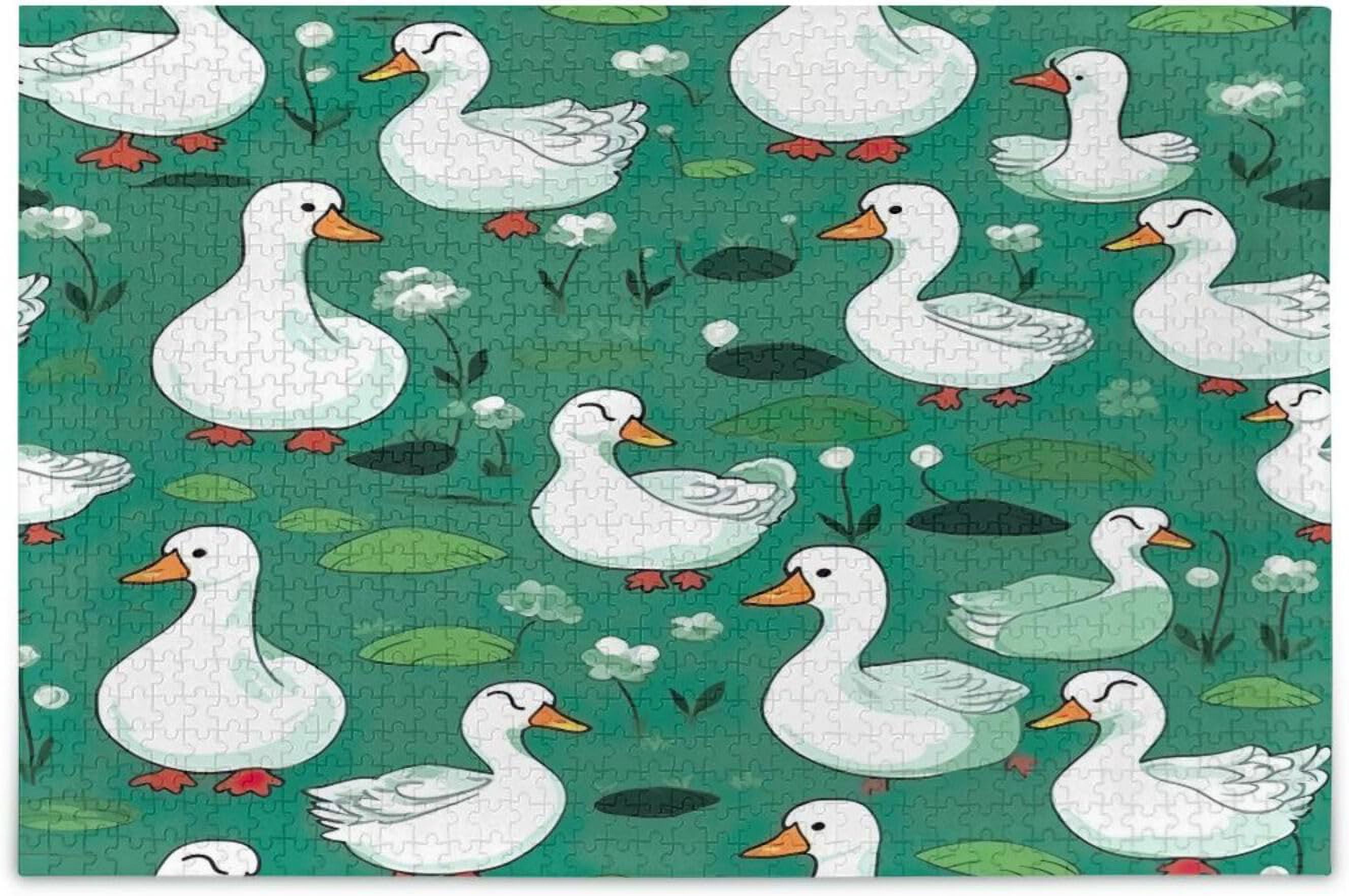 FREEAMG Puzzle- Cartoon Ducks Jigsaw Puzzles, 500 Piece Puzzles for ...