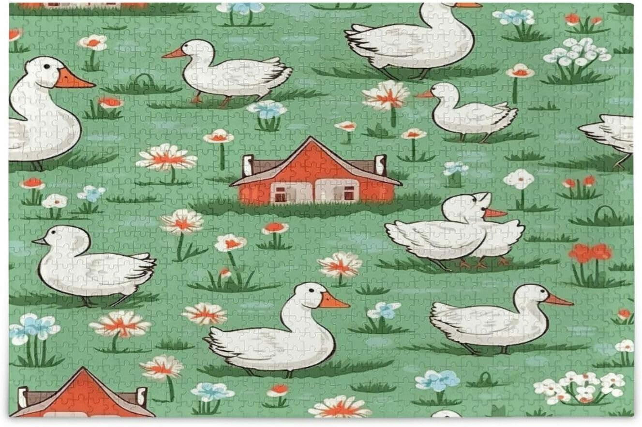 FREEAMG Puzzle- Cartoon Ducks Jigsaw Puzzles, 500 Piece Puzzles for ...