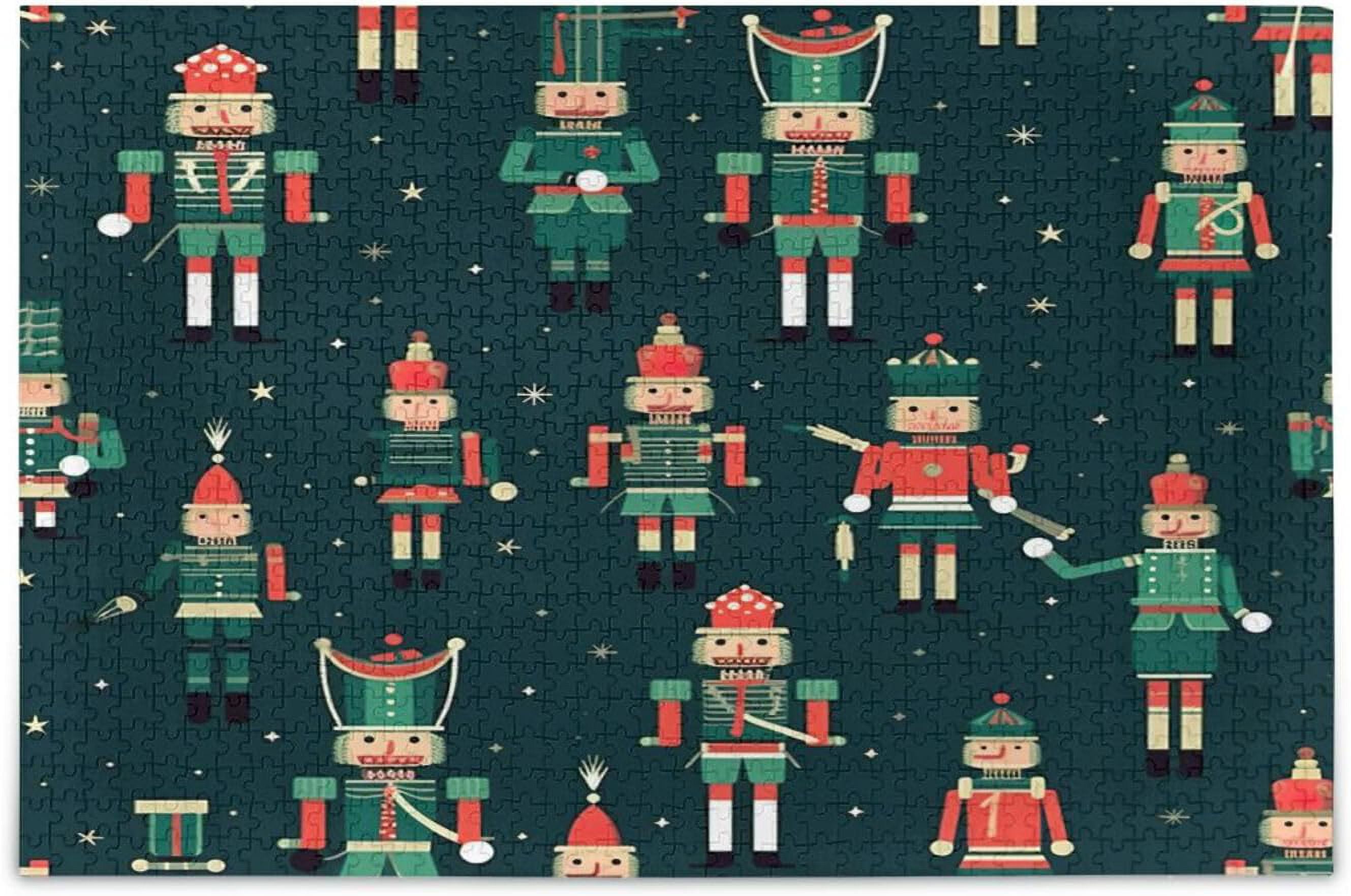 FREEAMG Puzzle- Christmas Nutcrackers Jigsaw Puzzles,1000 Piece Puzzles ...
