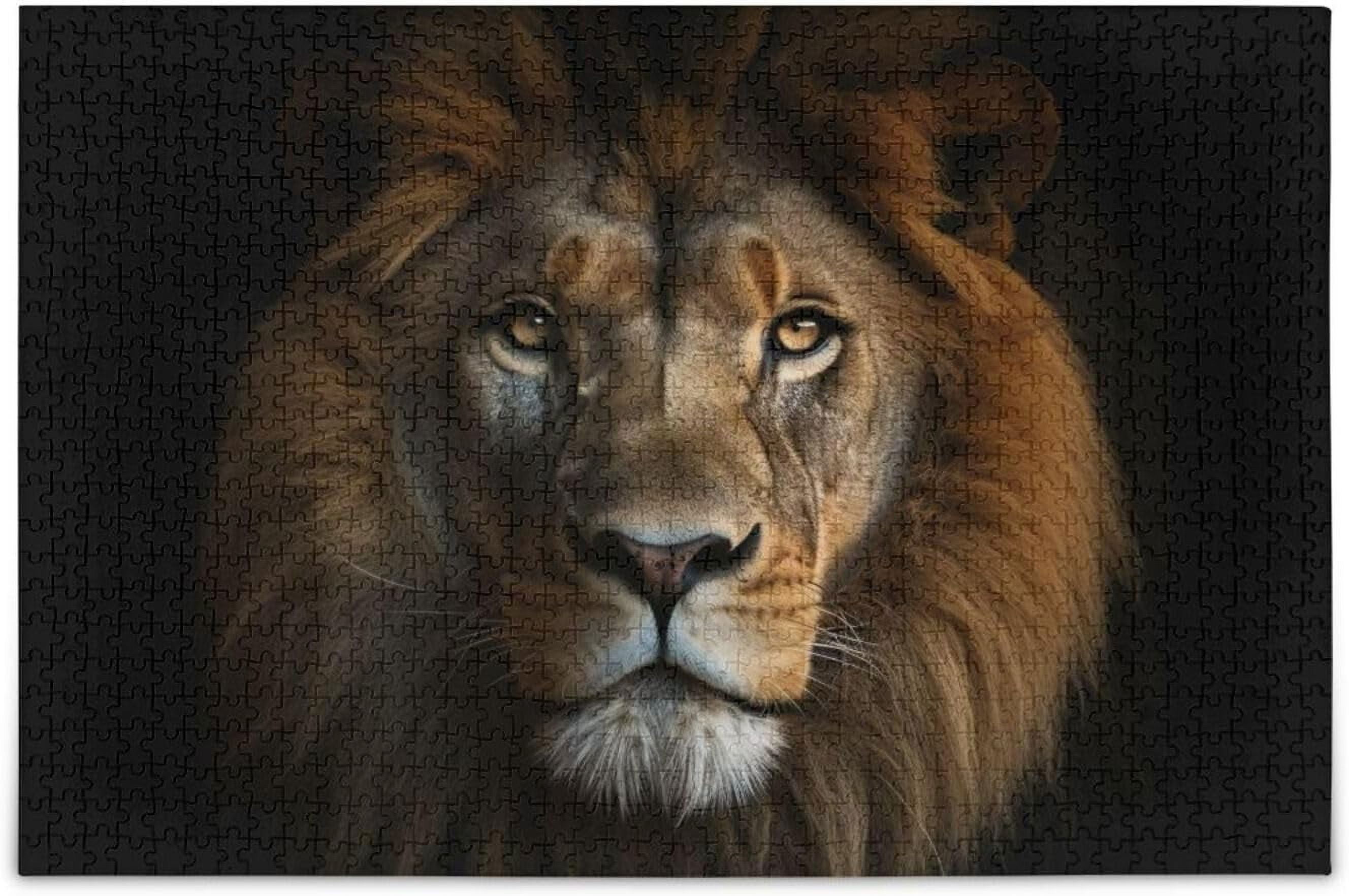 FREEAMG Puzzle- Lion King Jigsaw Puzzles,1000 Piece Puzzles for Family ...