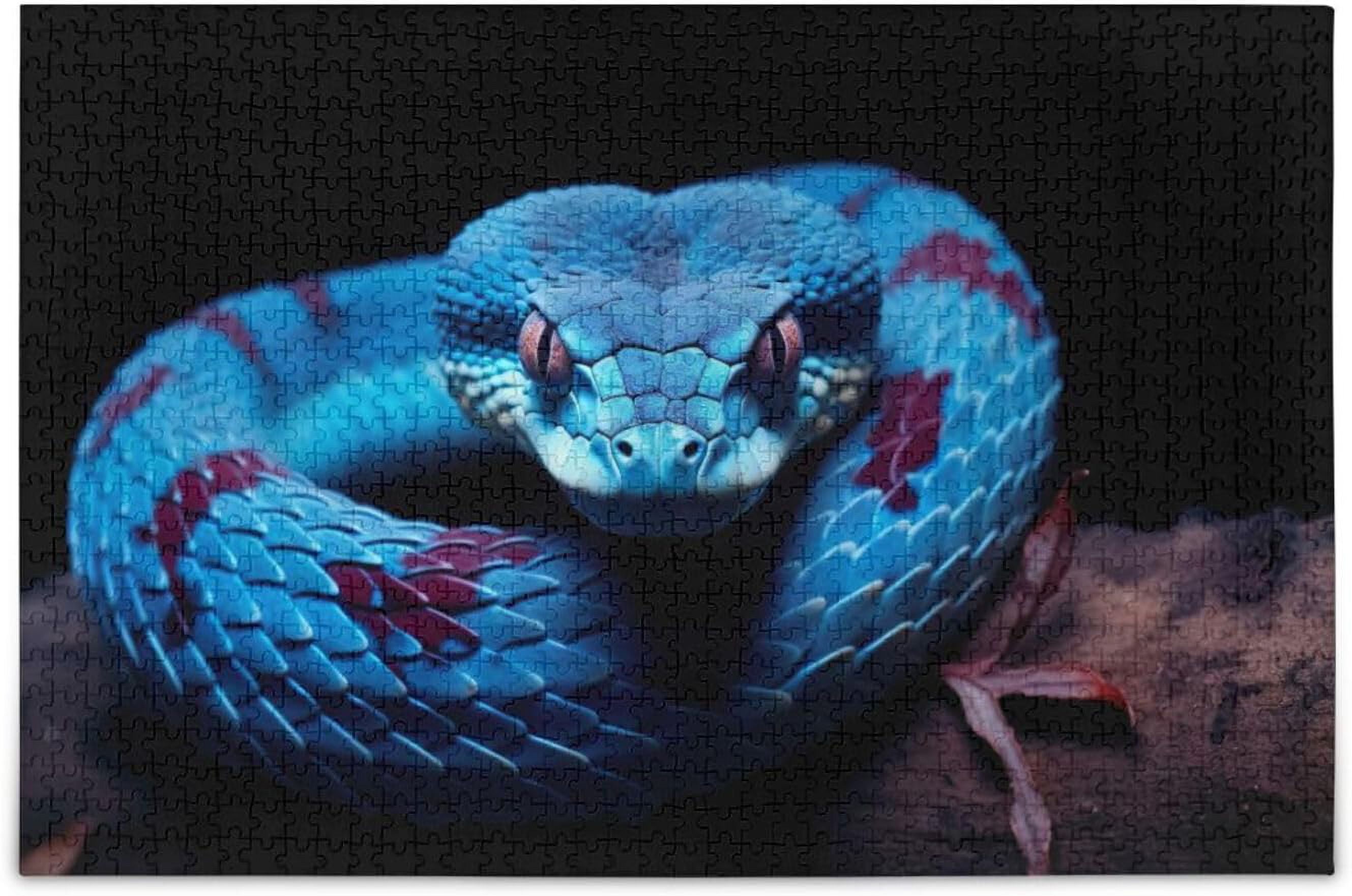 FREEAMG Red Corn Snake Jigsaw Puzzles for Adults 1000 Piece, Puzzles ...