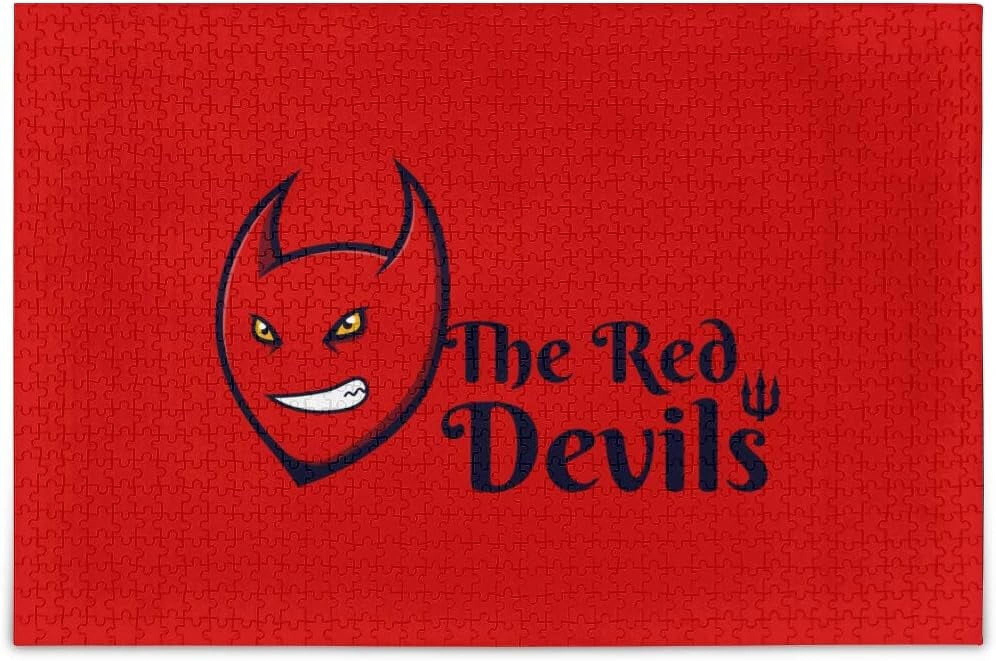 FREEAMG Red Devil Fan Art Print Jigsaw Puzzles 500 Pieces Puzzle for ...