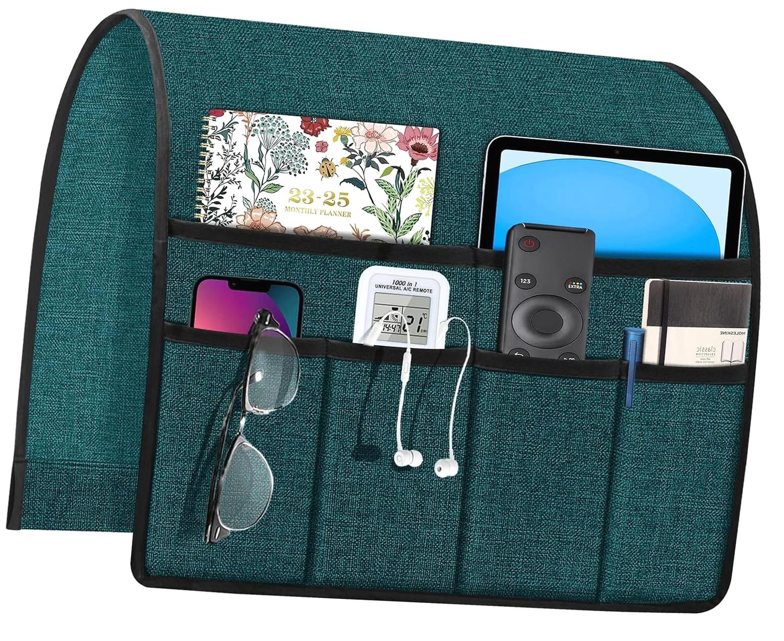 FREEAMG Remote Organizer Caddy for Armchair, Recliner Sofa Armrest ...