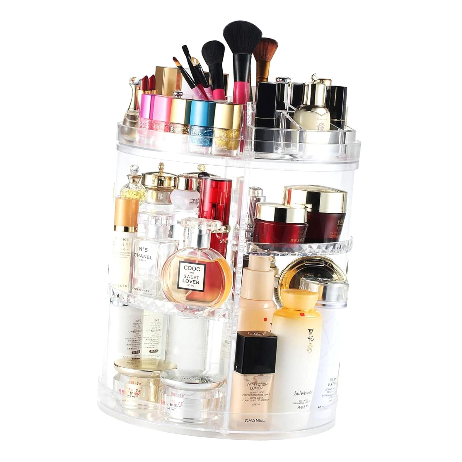 FREEAMG Rotating Makeup Organizer, 8-Tier Large Capacity Stand, 360 ...