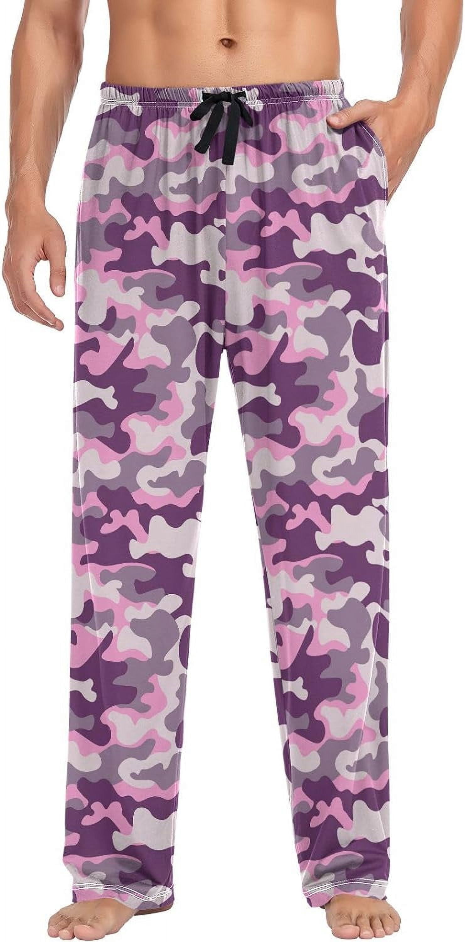 FREEAMG Ruby Military Camouflage Pajama Pants for Men, Men's Separate ...