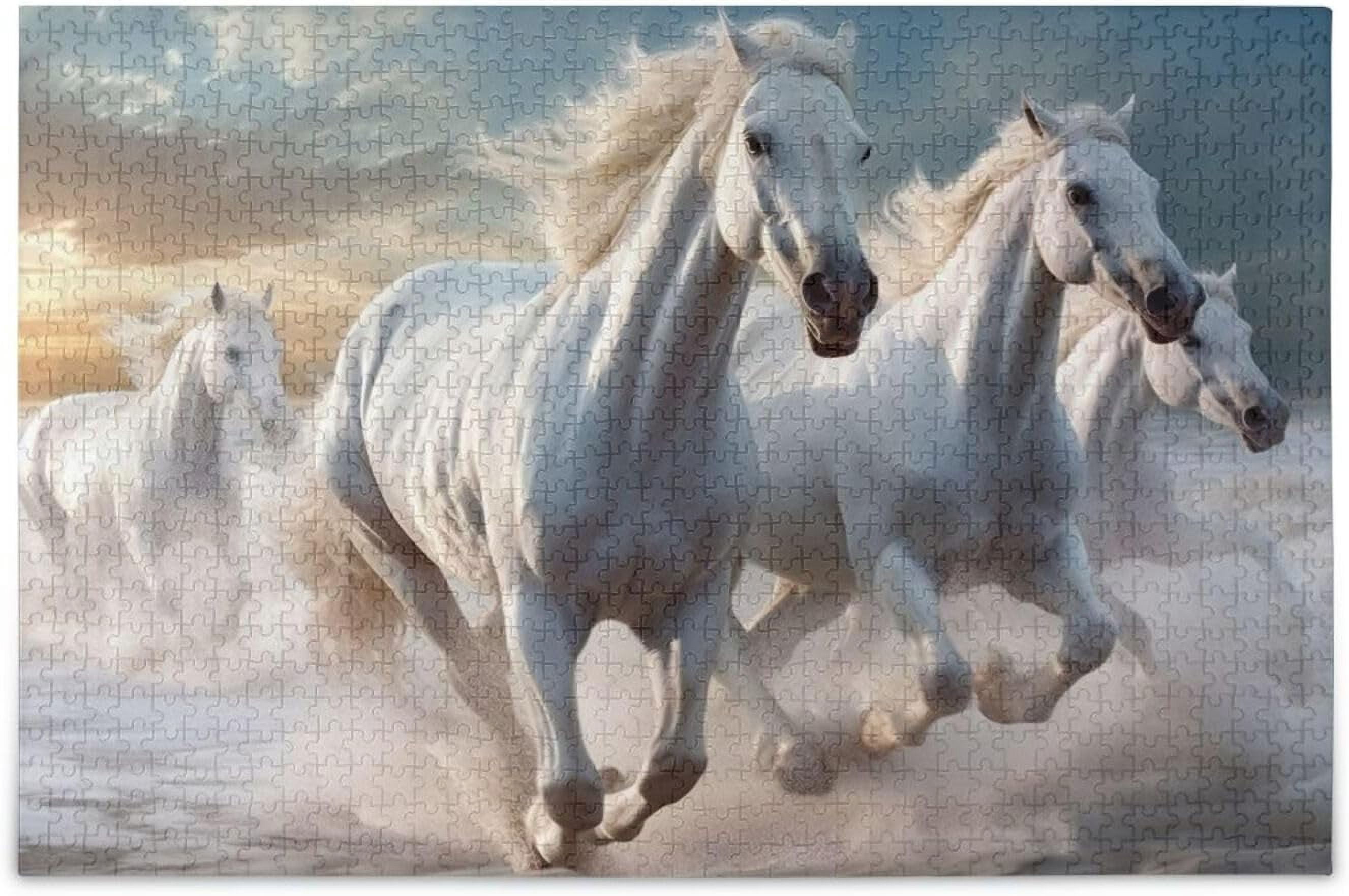 FREEAMG Running Horse Jigsaw Puzzles for Adults 500 Piece, Puzzles 500 ...
