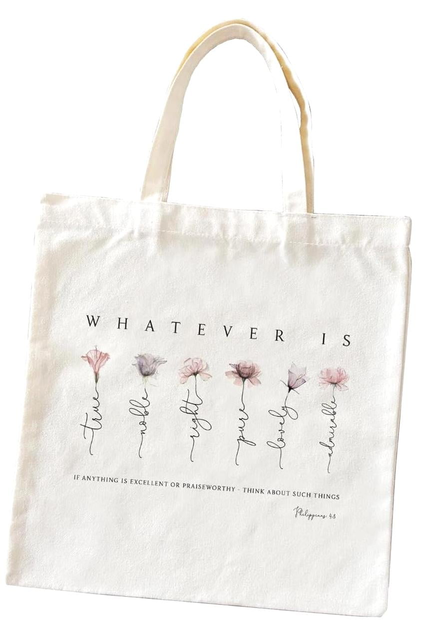 FREEAMG Scripture Tote, Christian Totes for Women, Aesthetic Carryalls ...