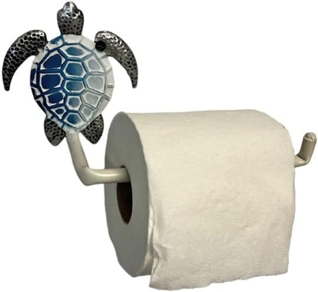 FREEAMG Sea Turtle Toilet Paper Holder - Nautical and Ocean Themed ...