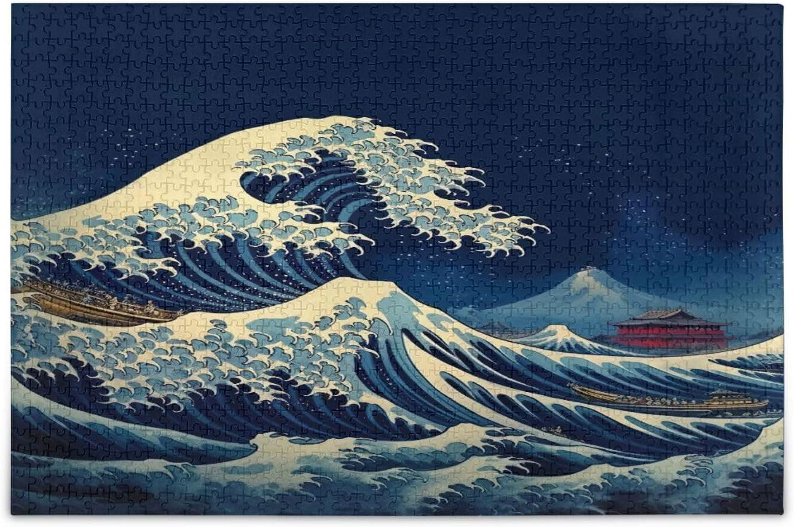 FREEAMG Sea Wave Jigsaw Puzzles for Adults 500 Pieces,Decompression ...