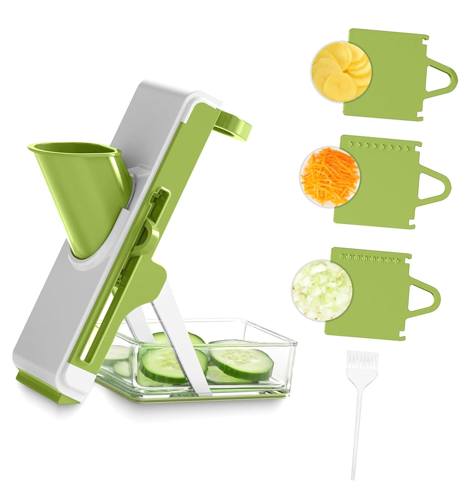 FREEAMG Secure Mandoline Food Slicer, Kitchen Vegetable Slicer ...
