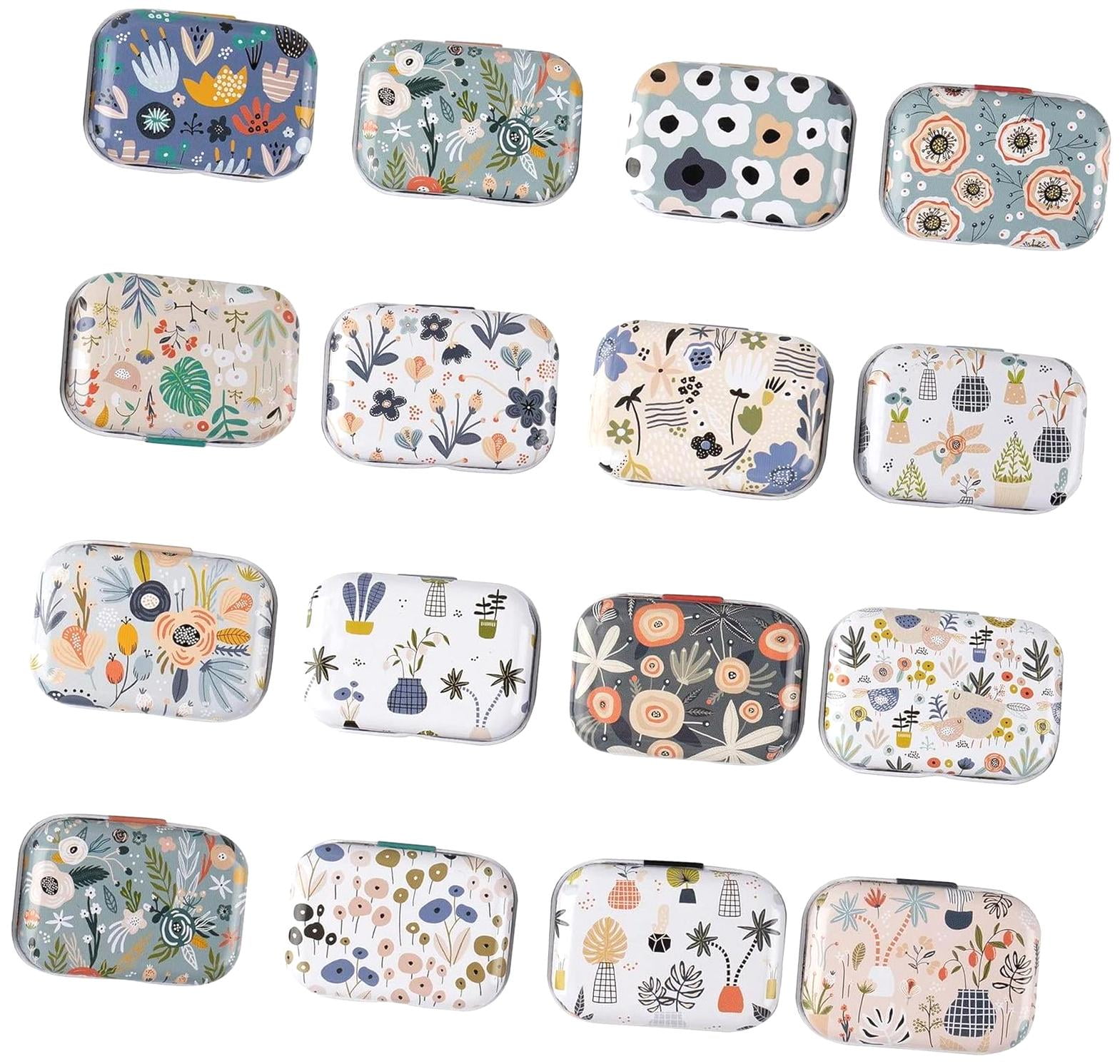 FREEAMG, Set of 10 Mini Decorative Tins with Lids for Jewelry, Candy ...
