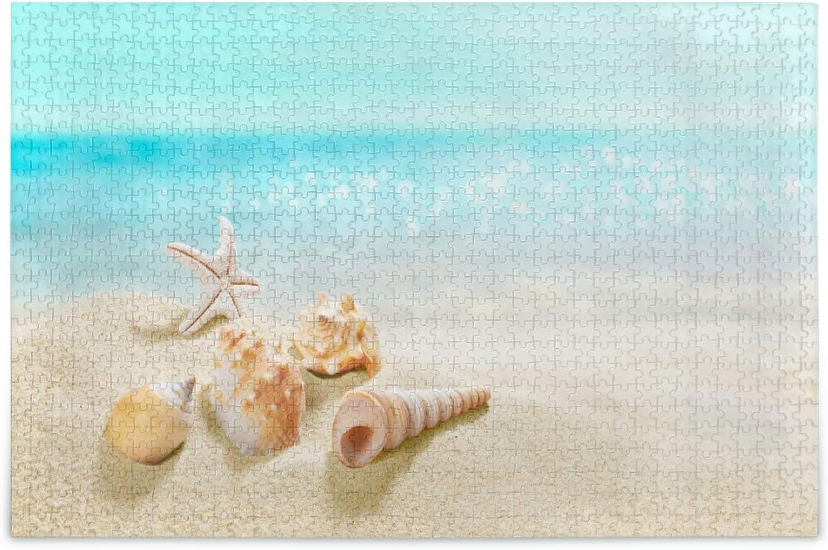 FREEAMG Shells On The Sand Puzzle for Adults 1000 Piece Puzzles Game ...