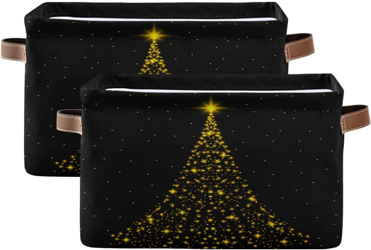 FREEAMG Shining Christmas Tree Storage Bin for Toy Storage Basket Dirty ...